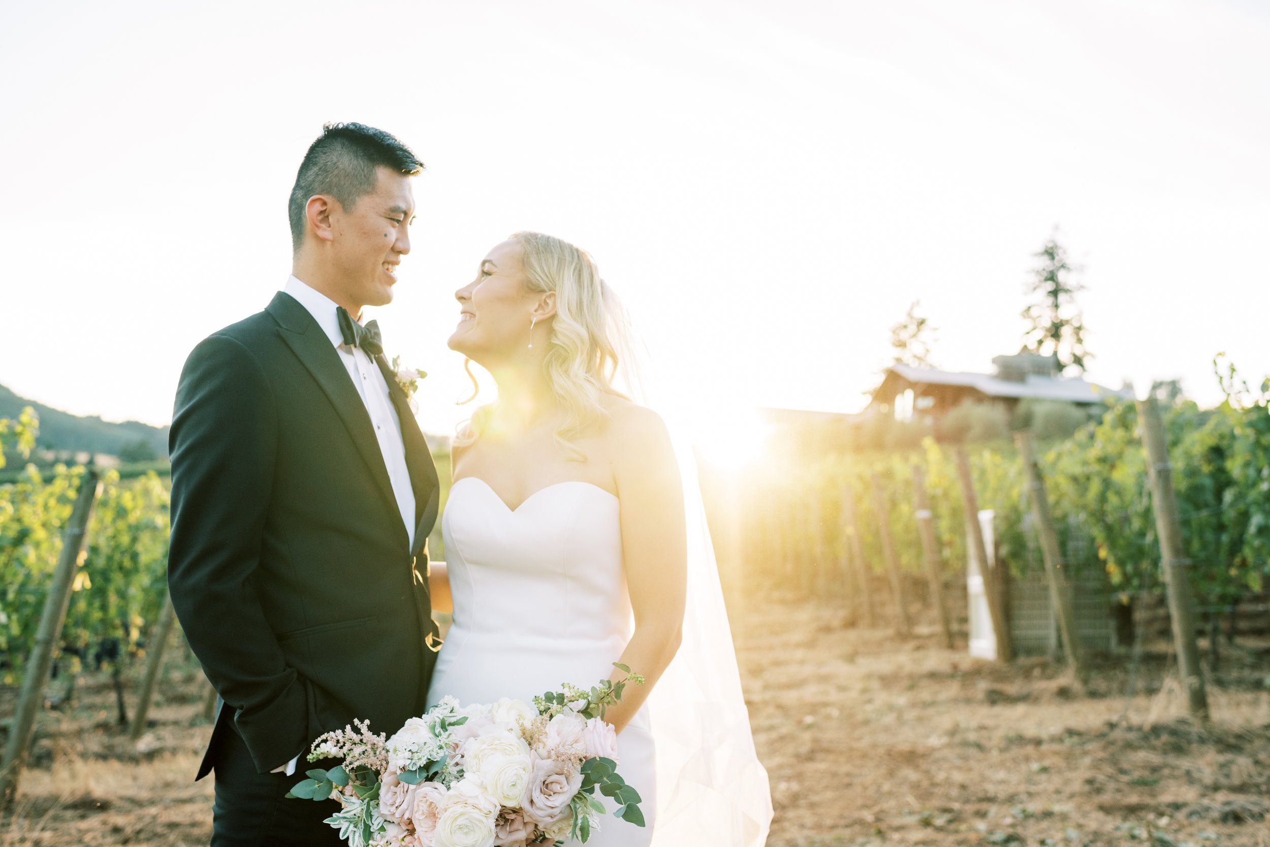 Clara + John | Domaine Roy & fils, Oregon — Port & Palm Co.