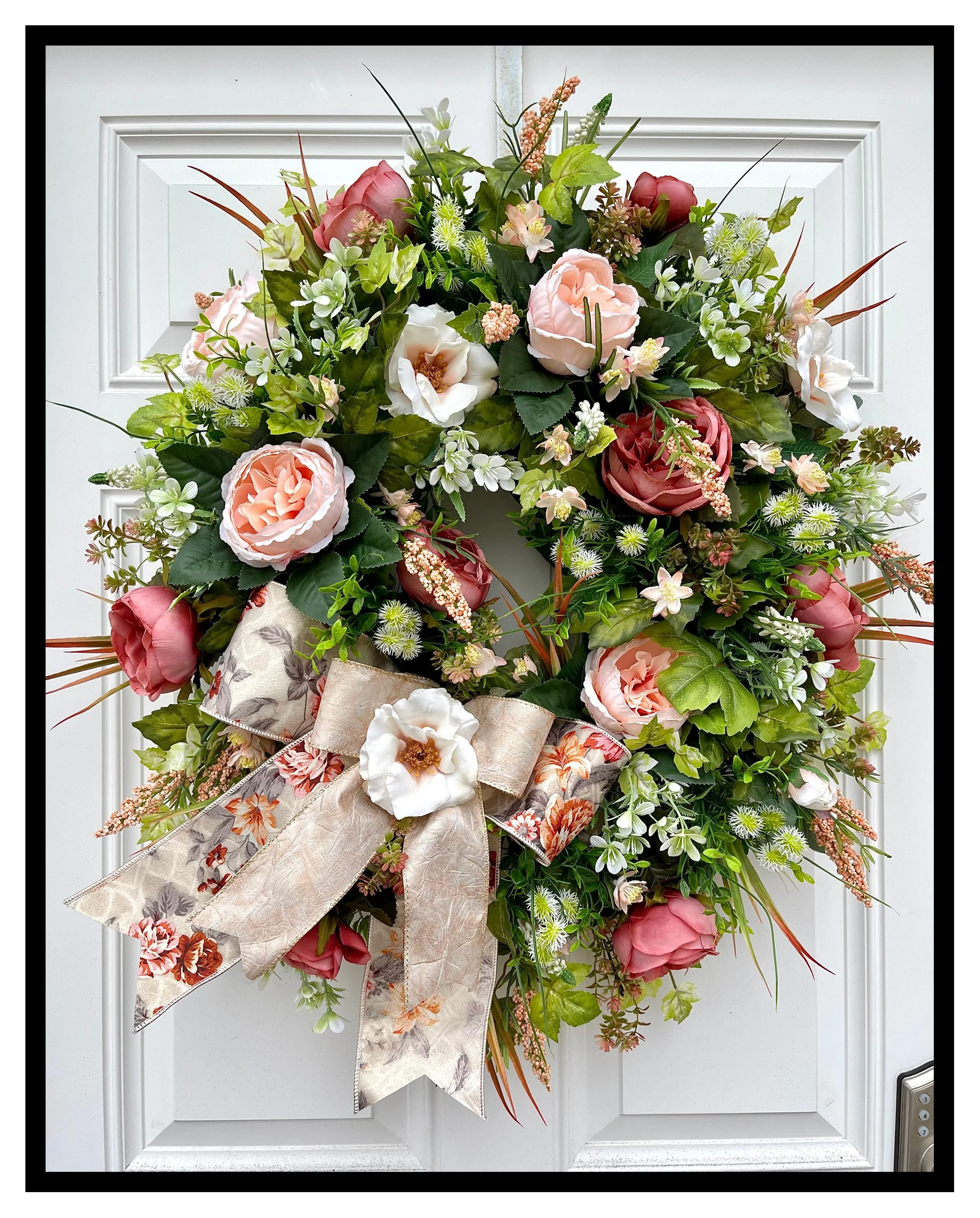 Designer Floral Door Wreaths | Decorative Front Door Wreaths | Home ...