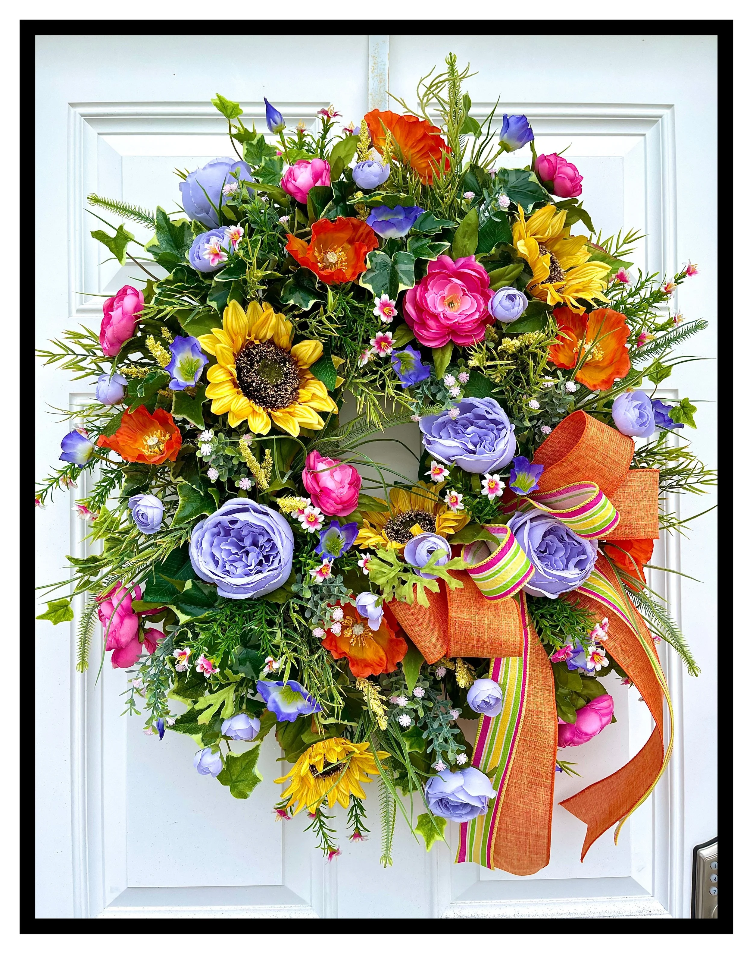 Designer Floral Door Wreaths | Decorative Front Door Wreaths | Home ...