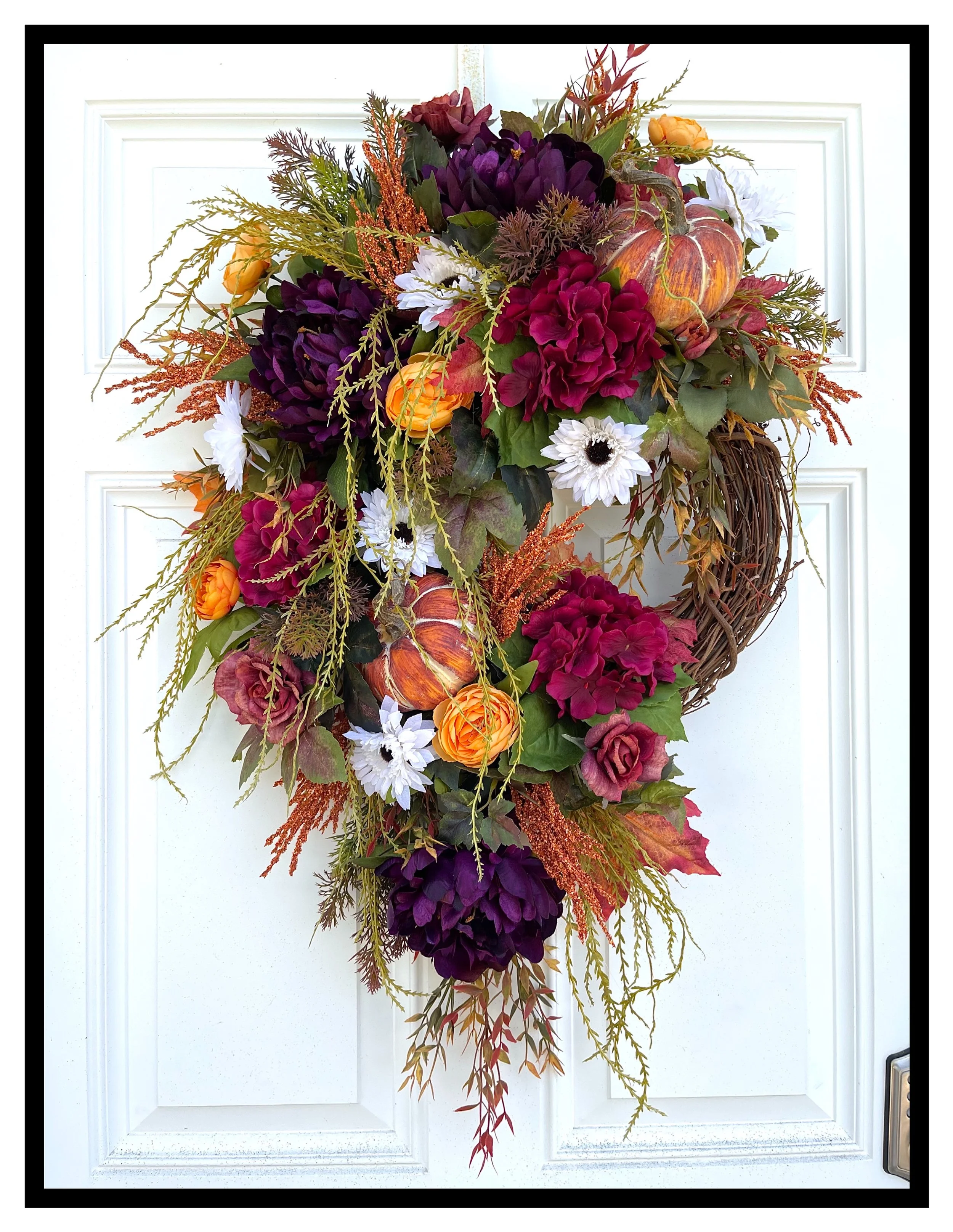 Designer Floral Door Wreaths | Decorative Front Door Wreaths | Home ...