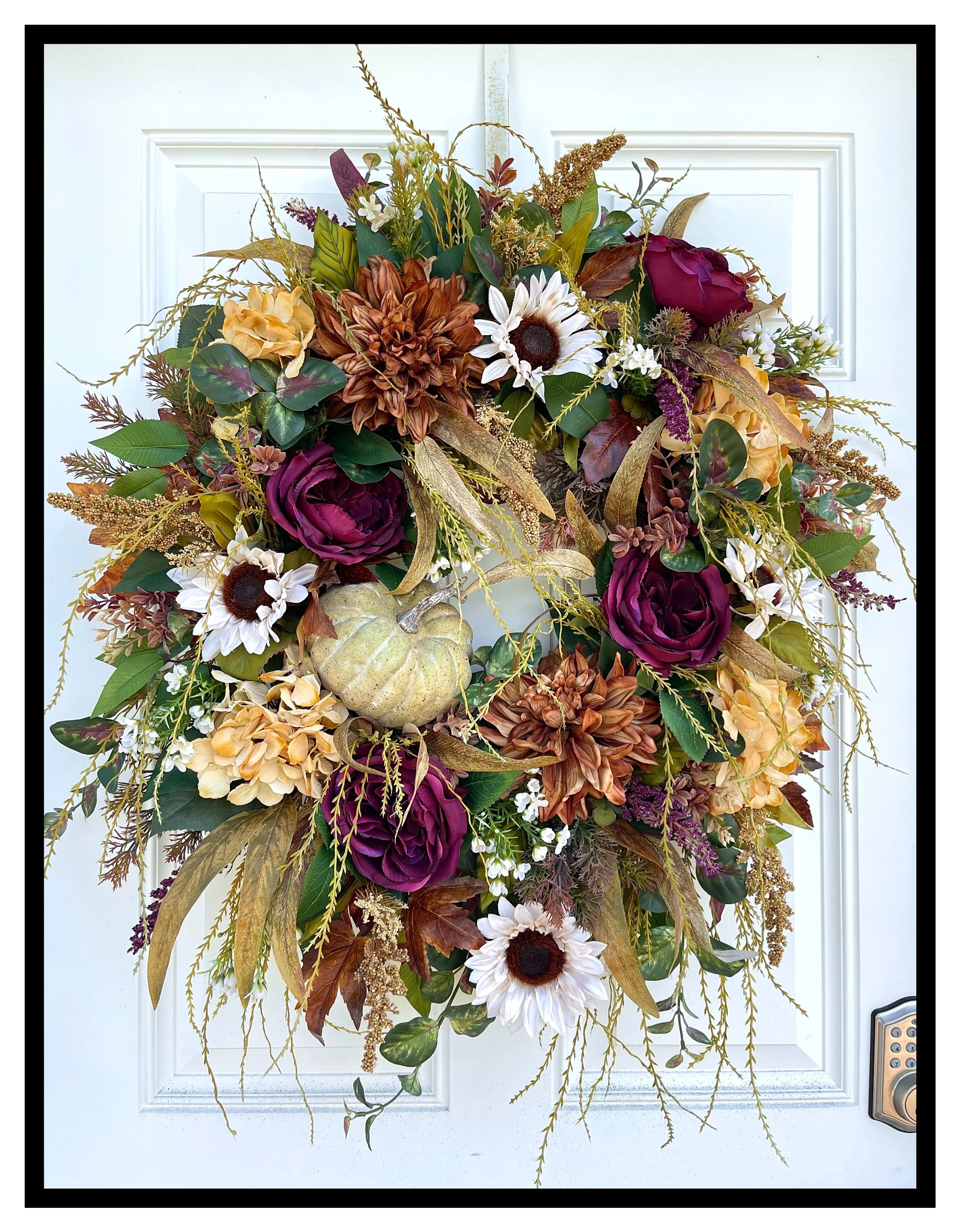 Fall Door Wreaths | Autumn Front Door Swags | Fall Wreath ...