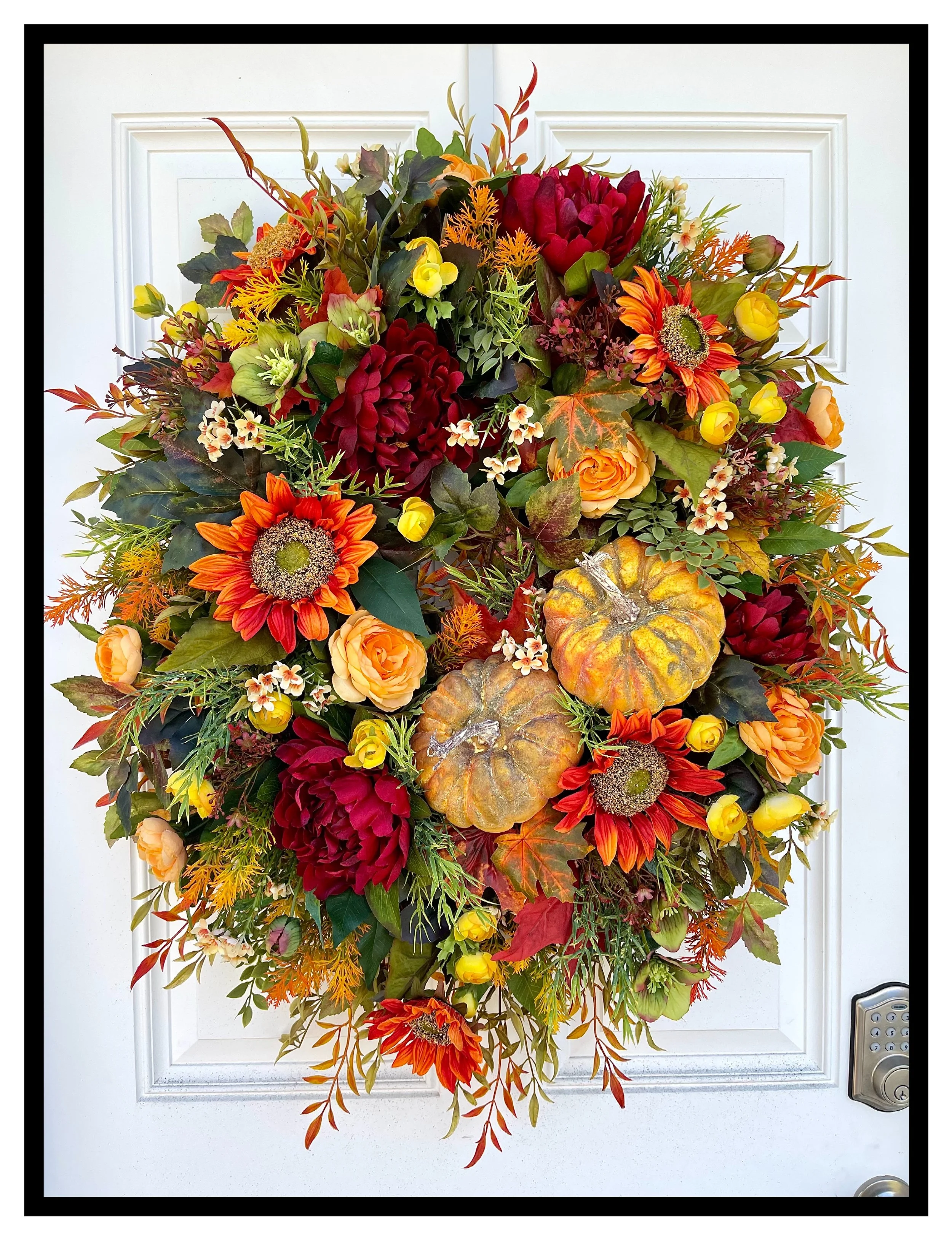 Fall Door Wreaths | Autumn Front Door Swags | Fall Wreath ...