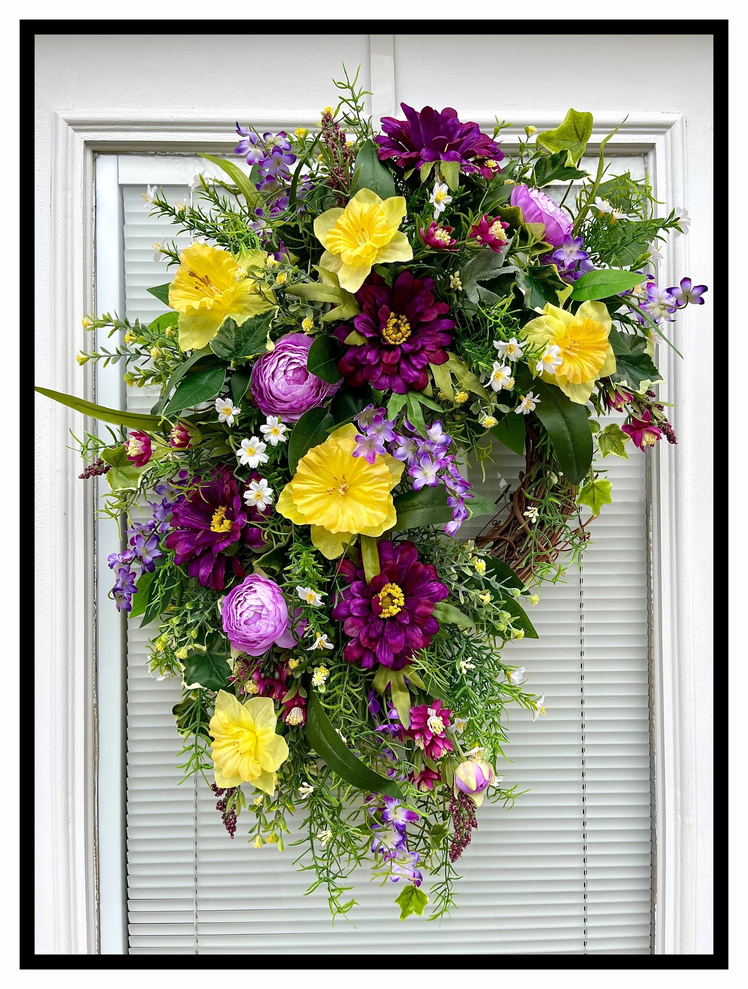 Designer Floral Door Wreaths | Decorative Front Door Wreaths | Home ...