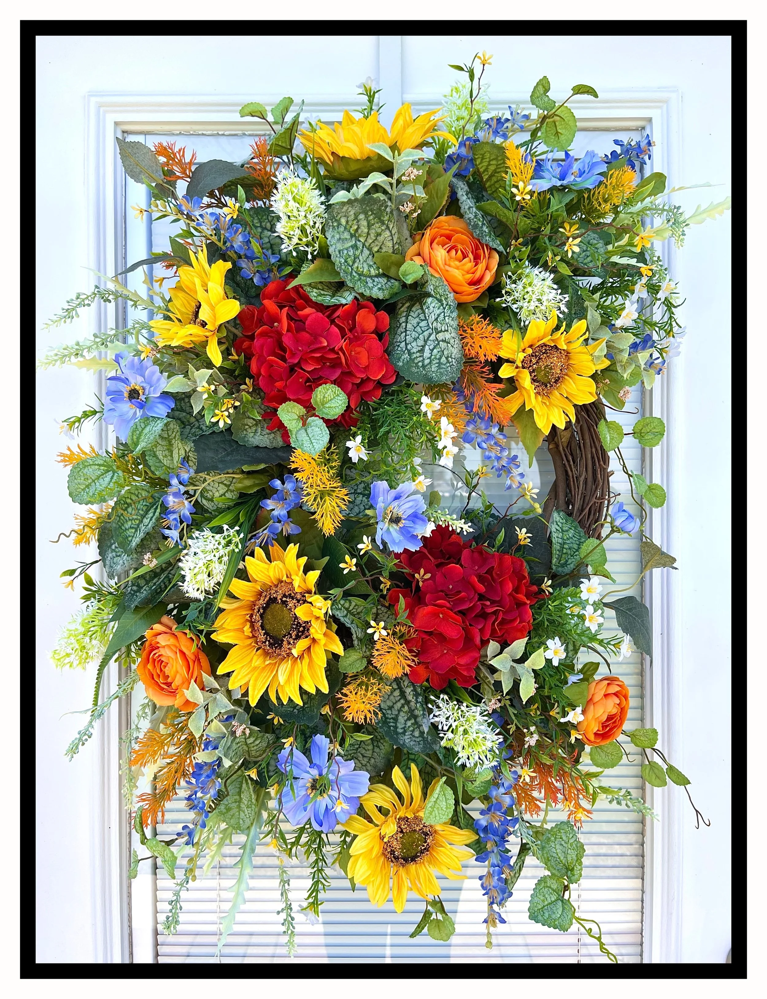 Designer Floral Door Wreaths | Decorative Front Door Wreaths | Home ...