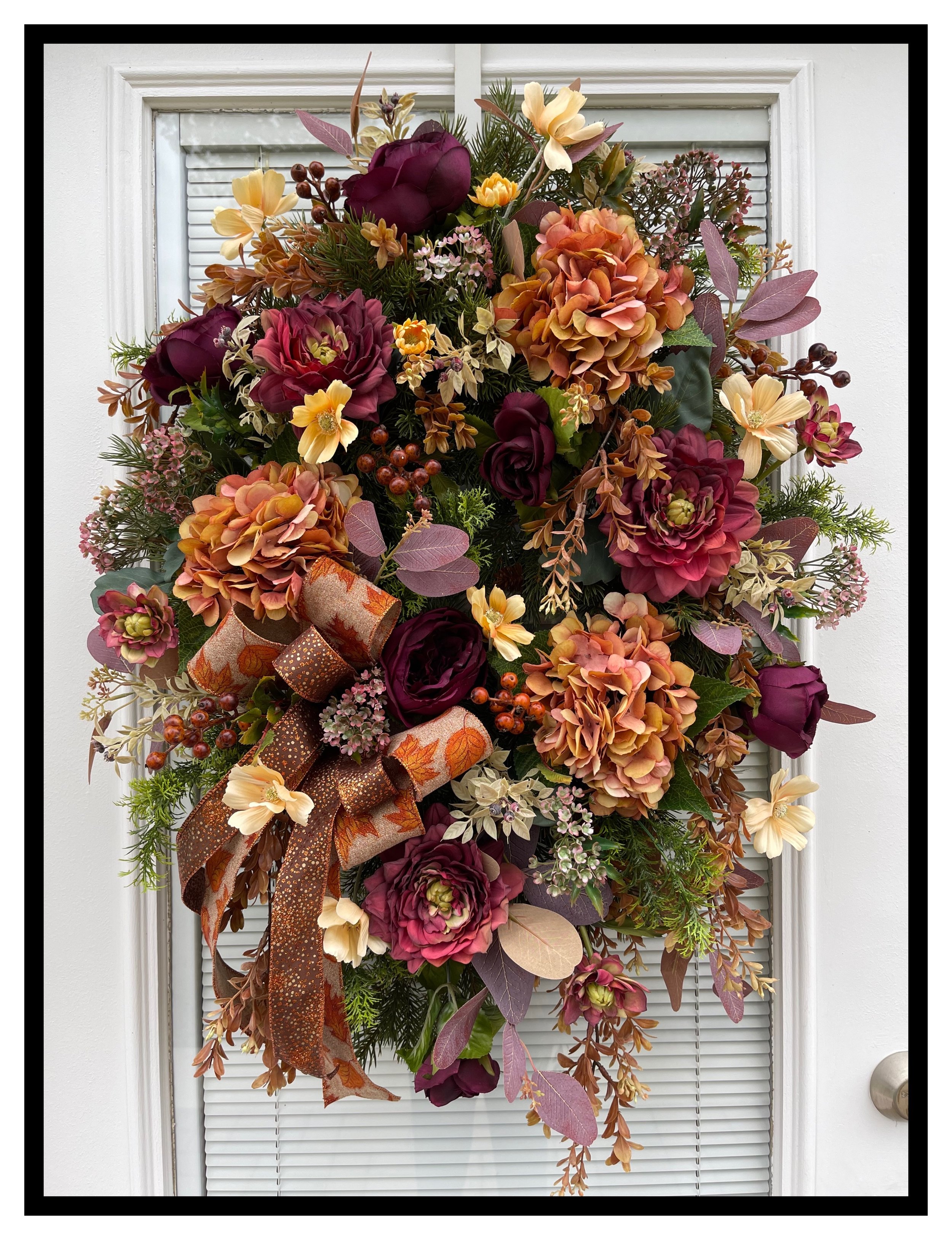 Fall Door Wreaths | Autumn Front Door Swags | Fall Wreath ...