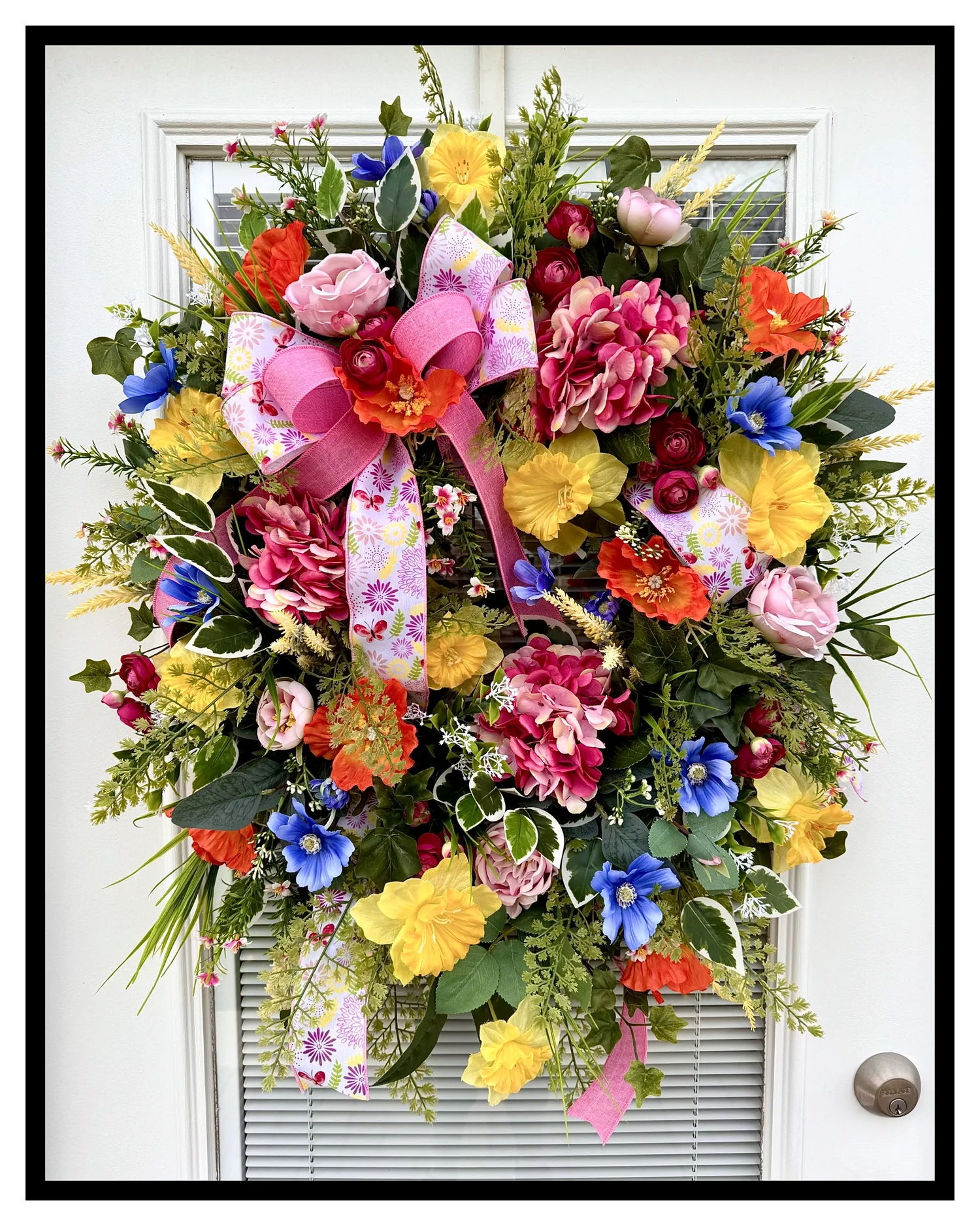 Designer Floral Door Wreaths | Decorative Front Door Wreaths | Home ...