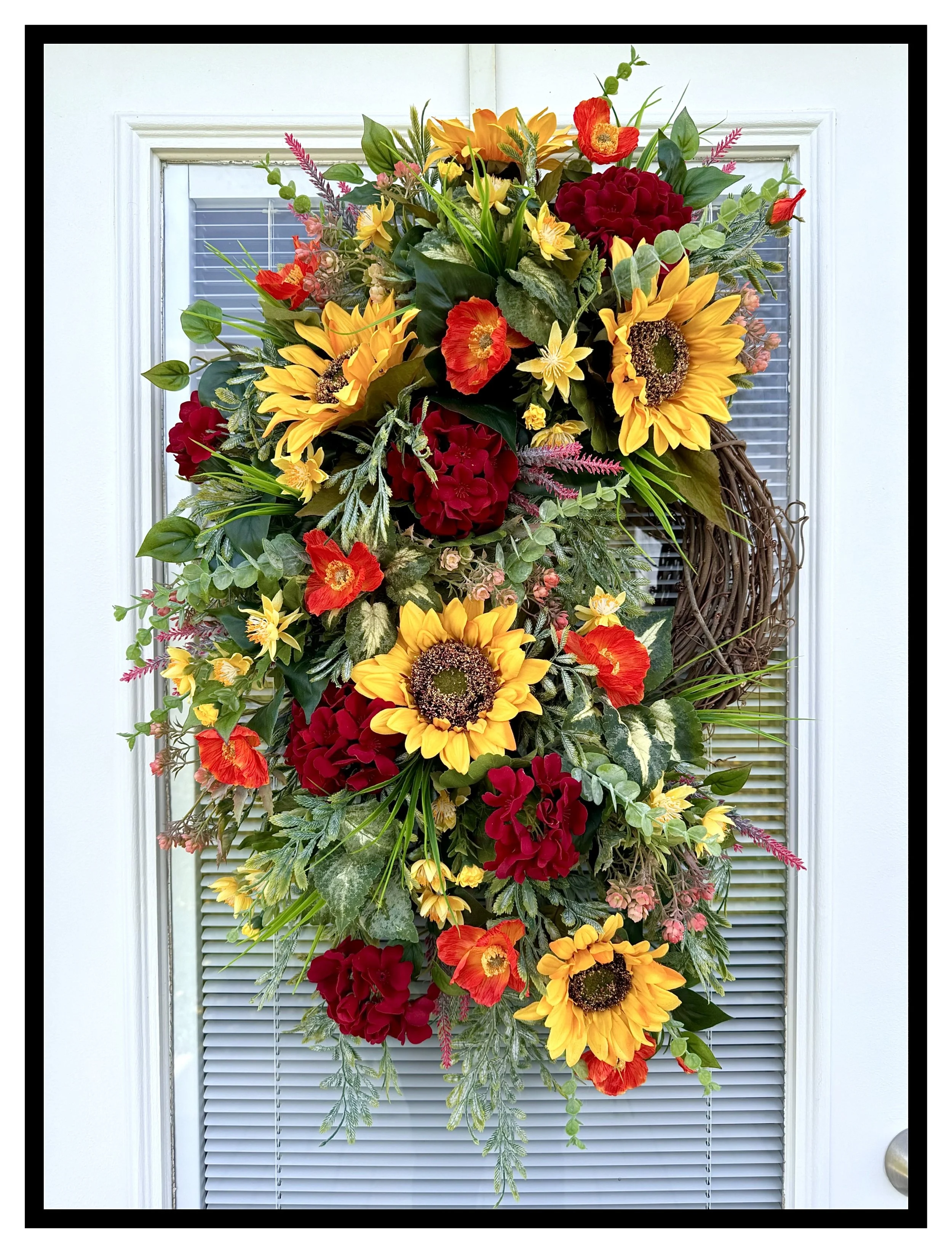 Designer Floral Door Wreaths | Decorative Front Door Wreaths | Home ...