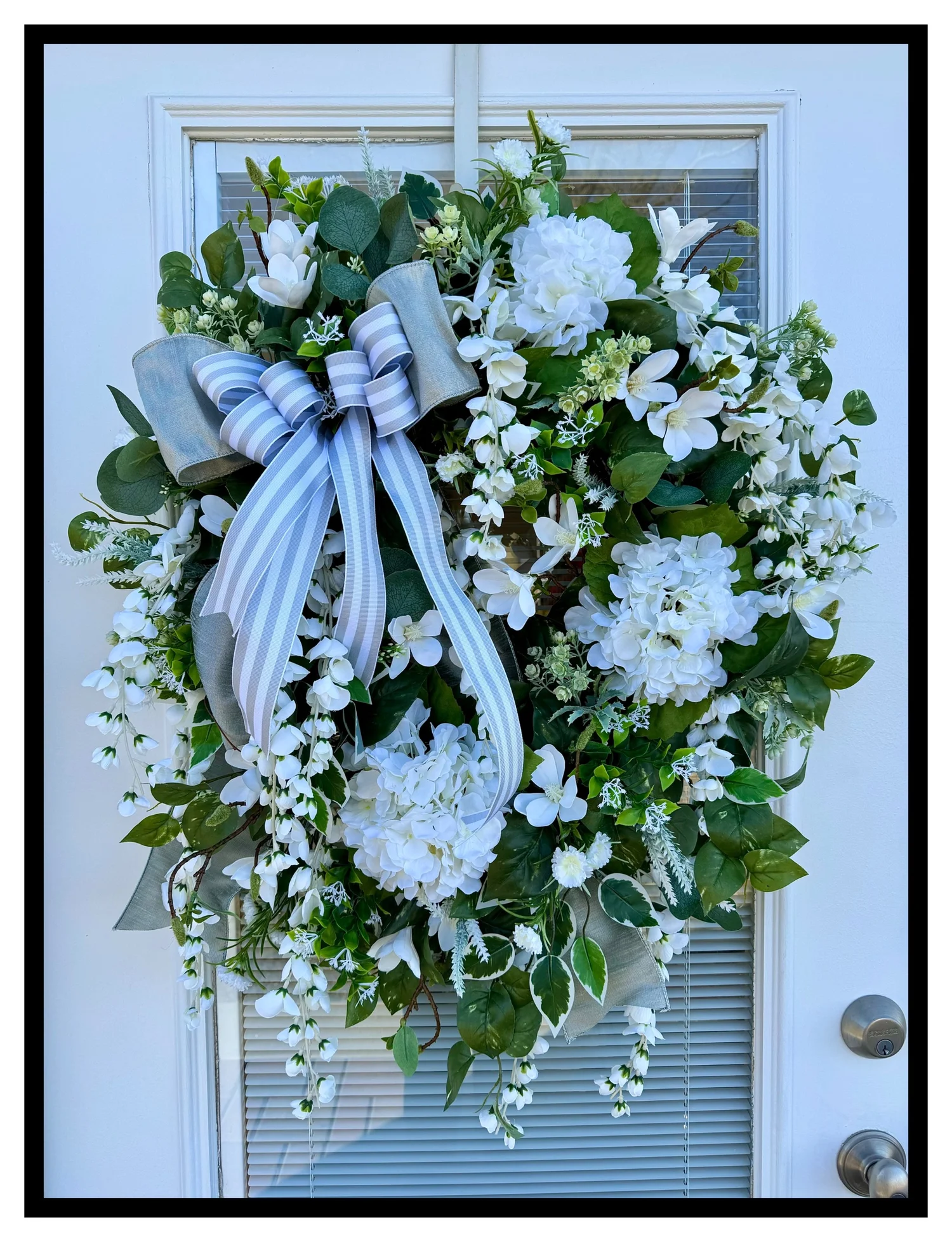 All Season Year Round Wreath | Neutral White Wreath | Sugar Creek Home ...