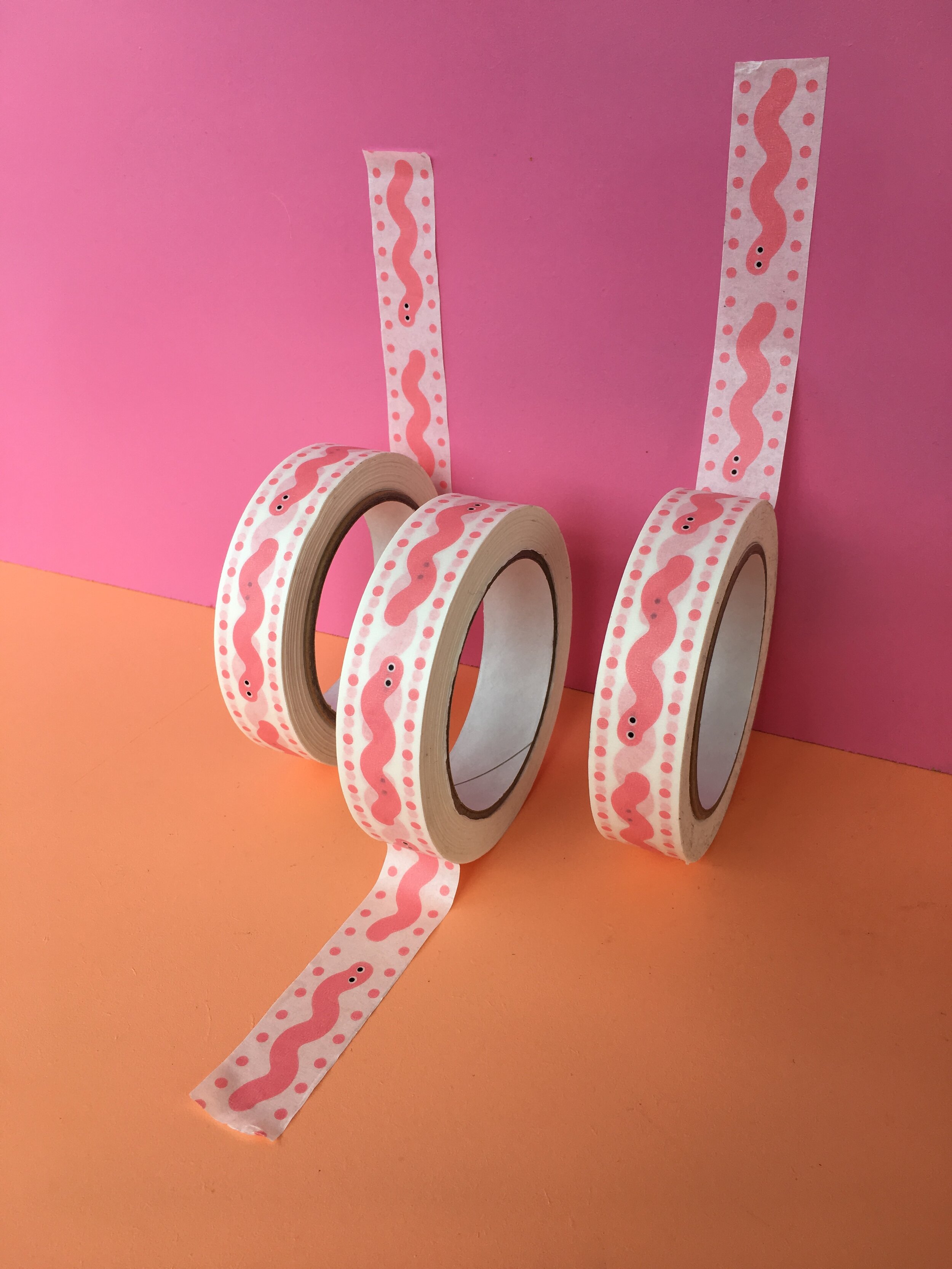 Paper Tape Worms — Suzie WInsor Studios