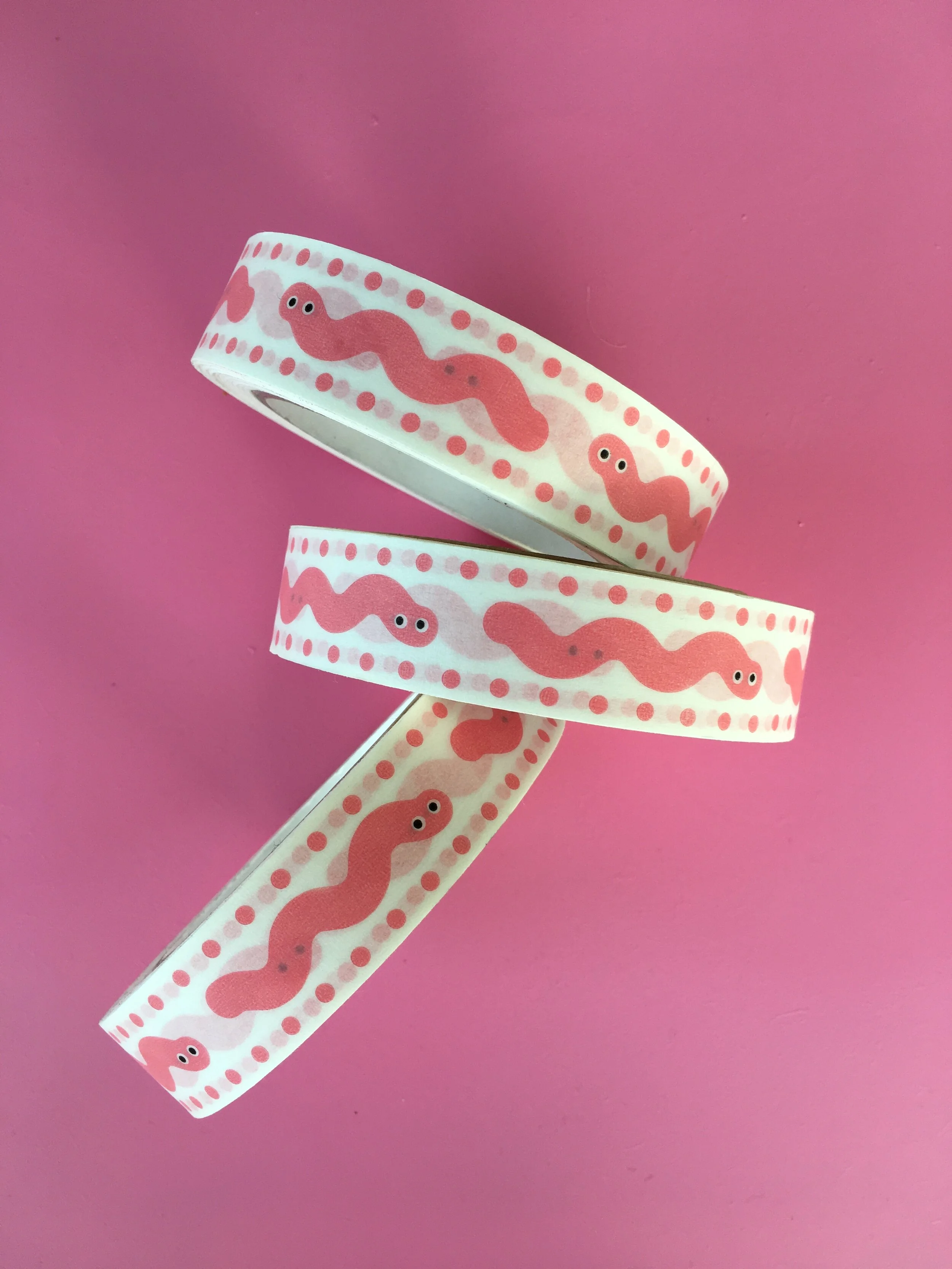 Paper Tape Worms — Suzie WInsor Studios