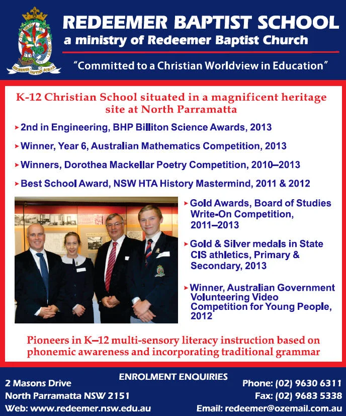 Red Achievments — Redeemer Baptist School