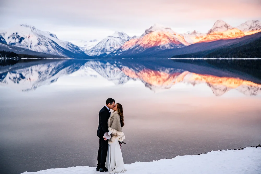 Glacier National Park Winter Elopement — Glacier National Park ...