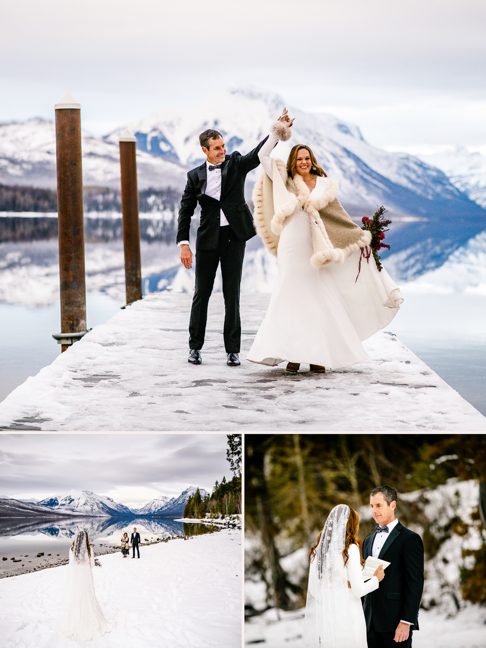 Glacier National Park Winter Elopement — Glacier National Park ...