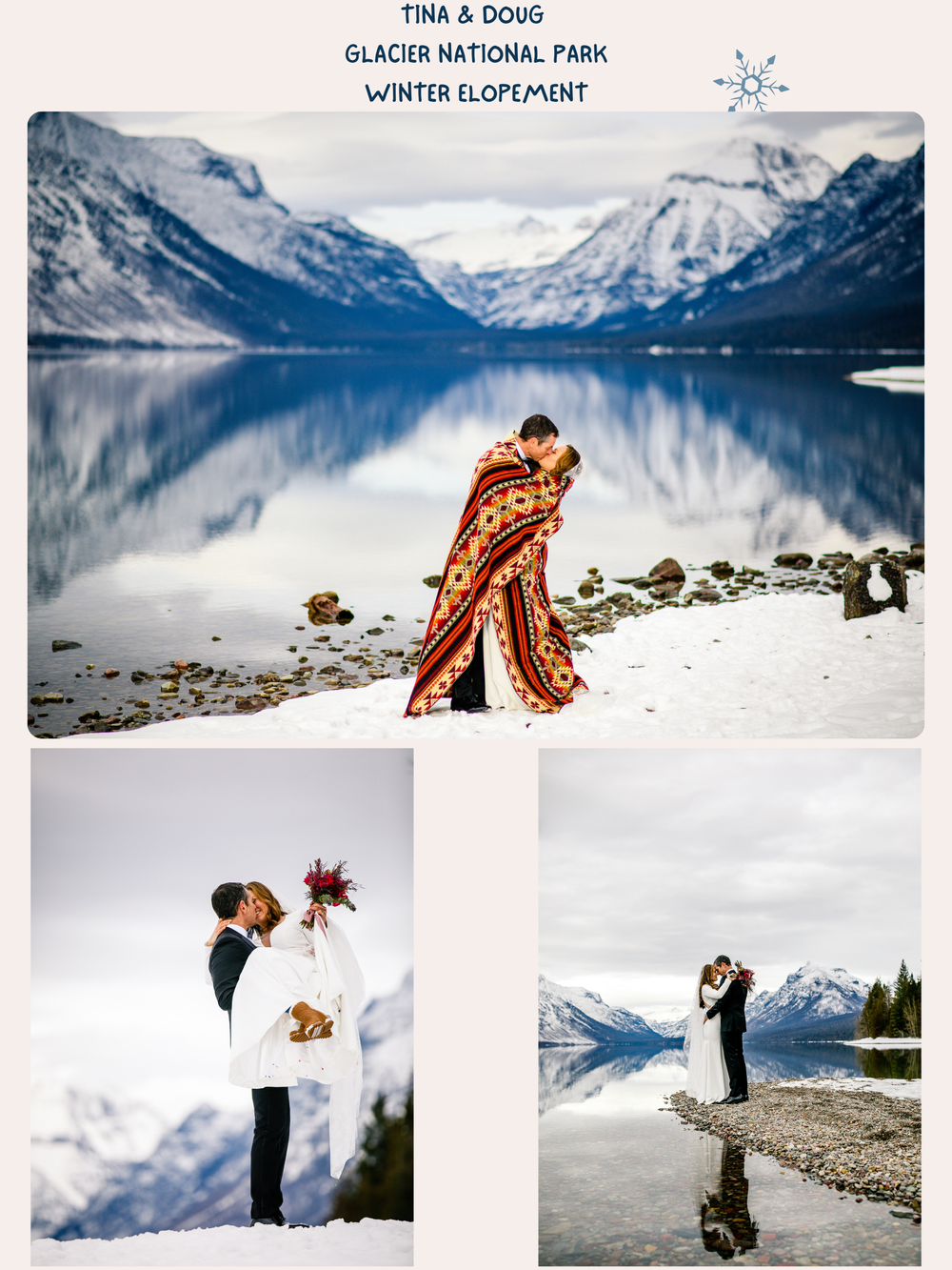 Glacier National Park Winter Elopement — Glacier National Park ...