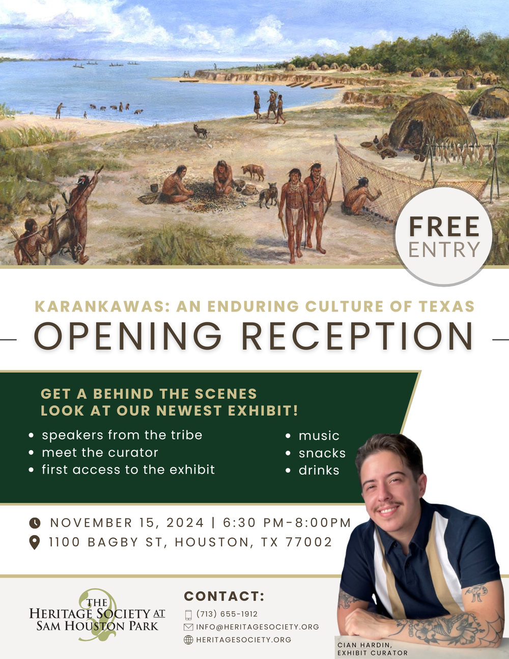 Past: Karankawa Exhibit: An Enduring Culture of Texas — The Heritage ...