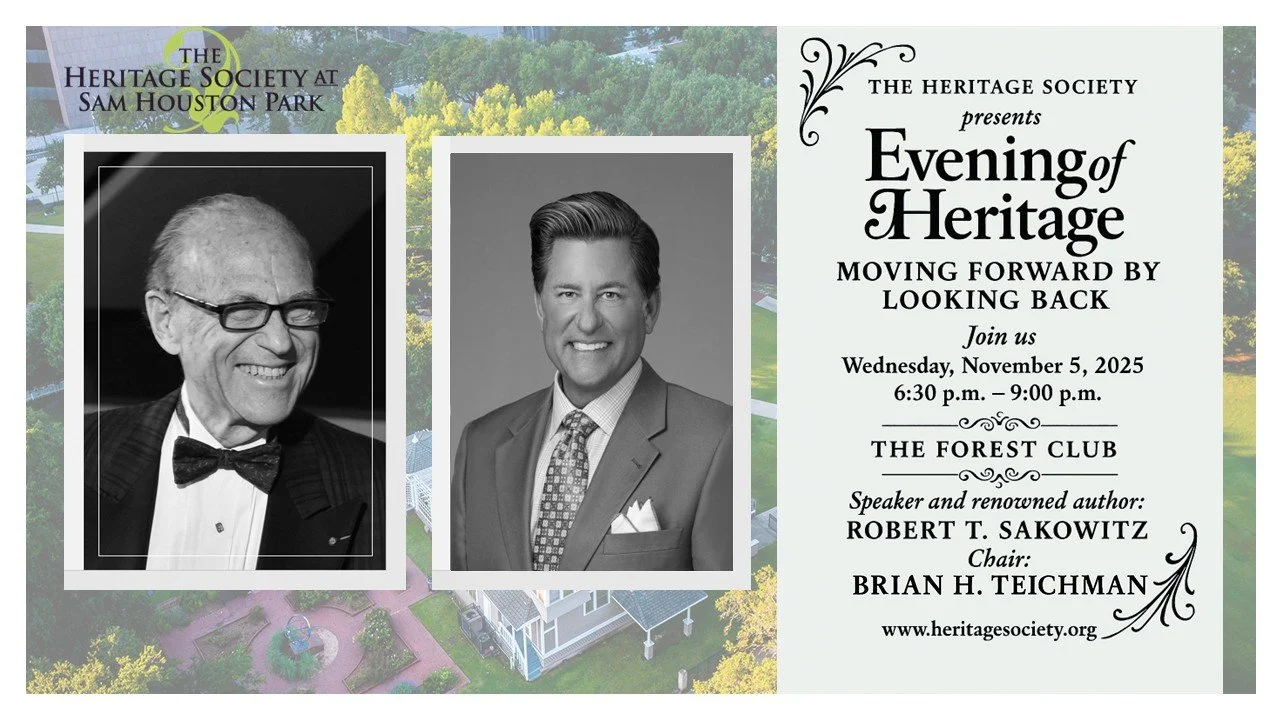 Evening of Heritage: Moving Forward by Looking Back with Robert ...