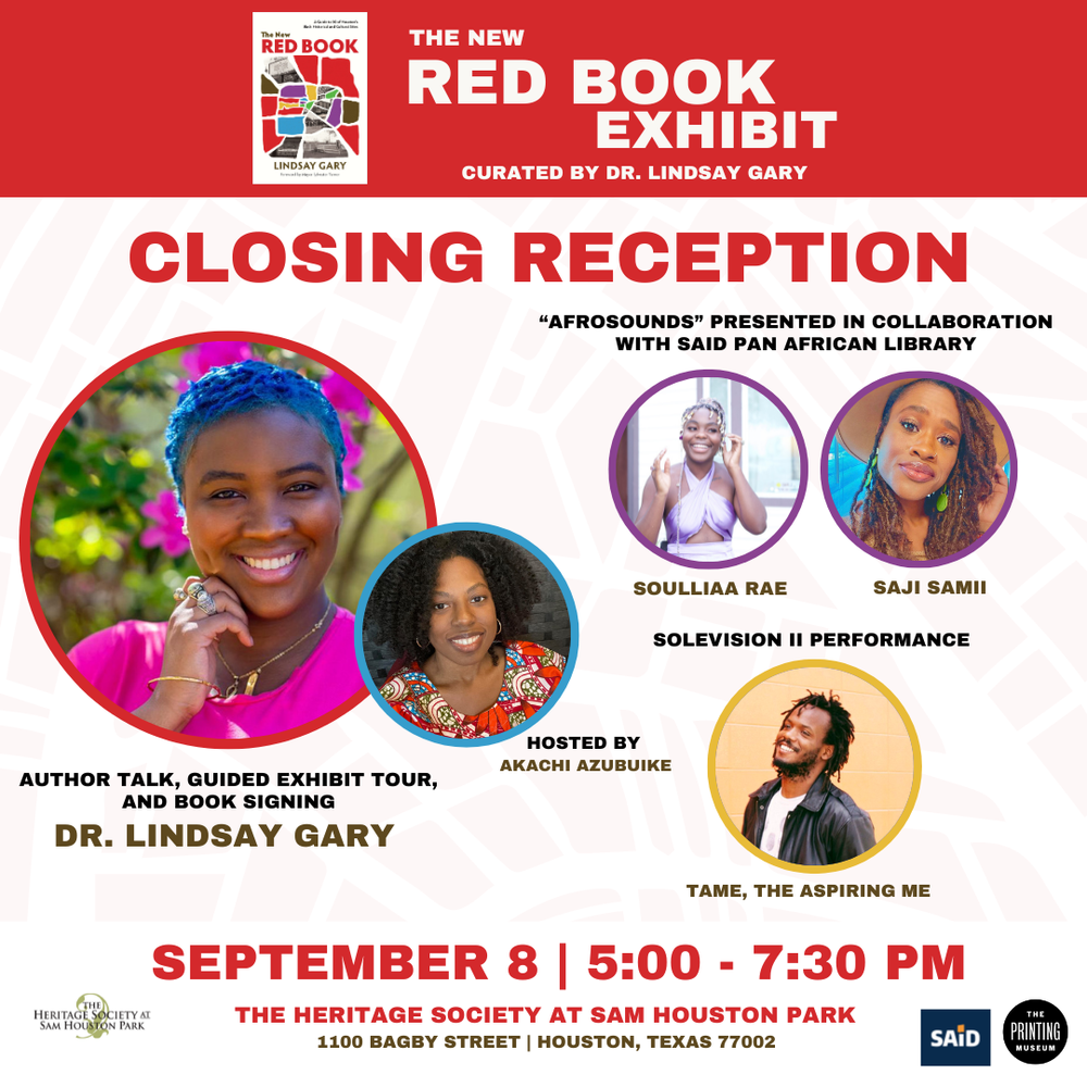 Past: The New Red Book: Houston's Black History — The Heritage Society