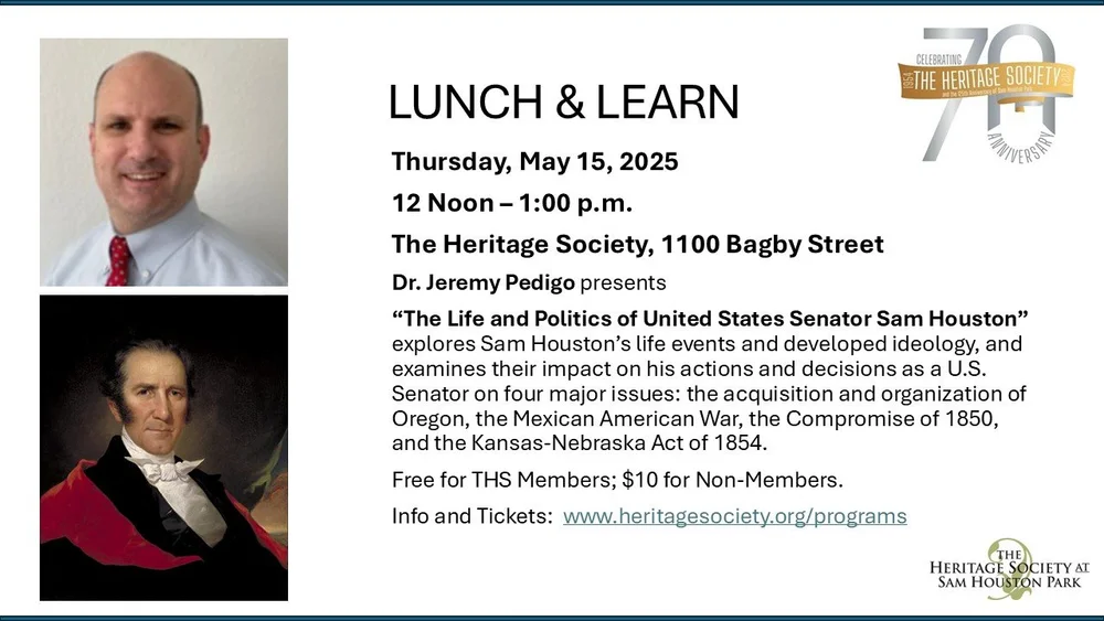 Lunch and Learn Speaker Series — The Heritage Society