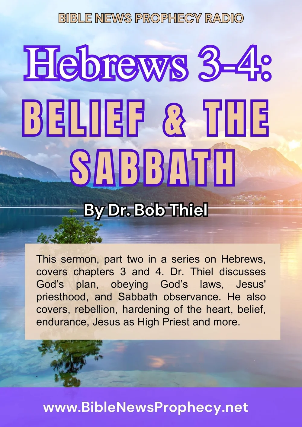 Hebrews 3-4: Belief & the Sabbath — Bible News Prophecy Radio