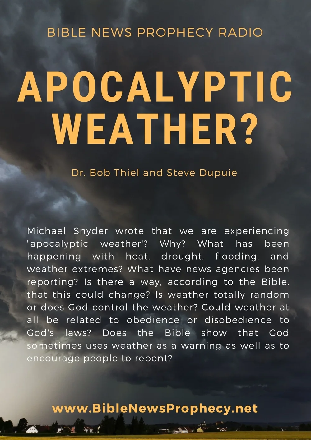 Apocalyptic Weather? — Bible News Prophecy Radio