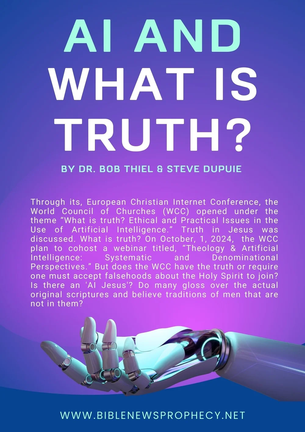 AI and What is Truth? — Bible News Prophecy Radio