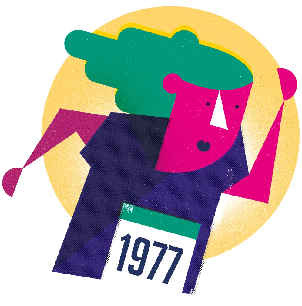 Runners World magazine — dale edwin murray illustration