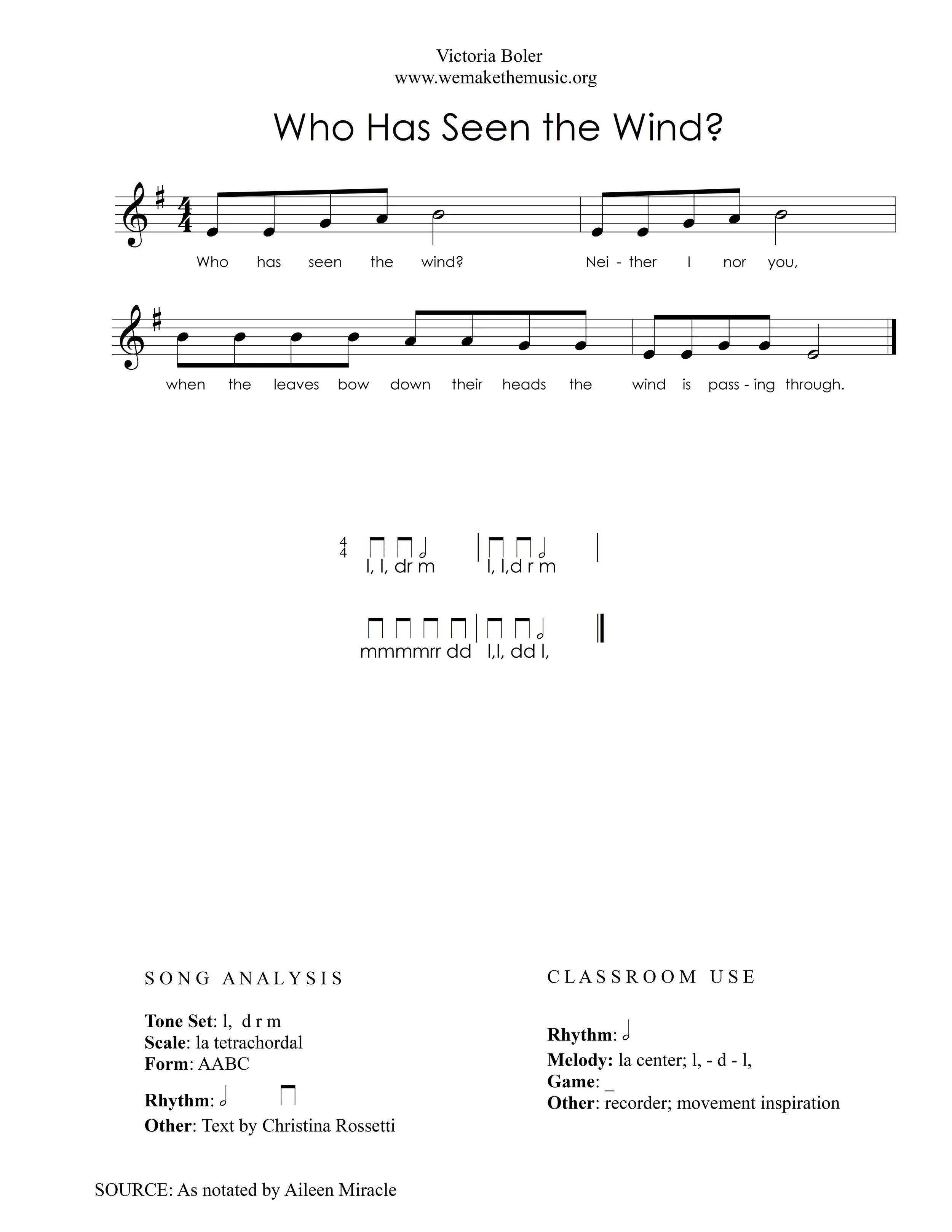 2nd Grade Improvisation Activities — Victoria Boler