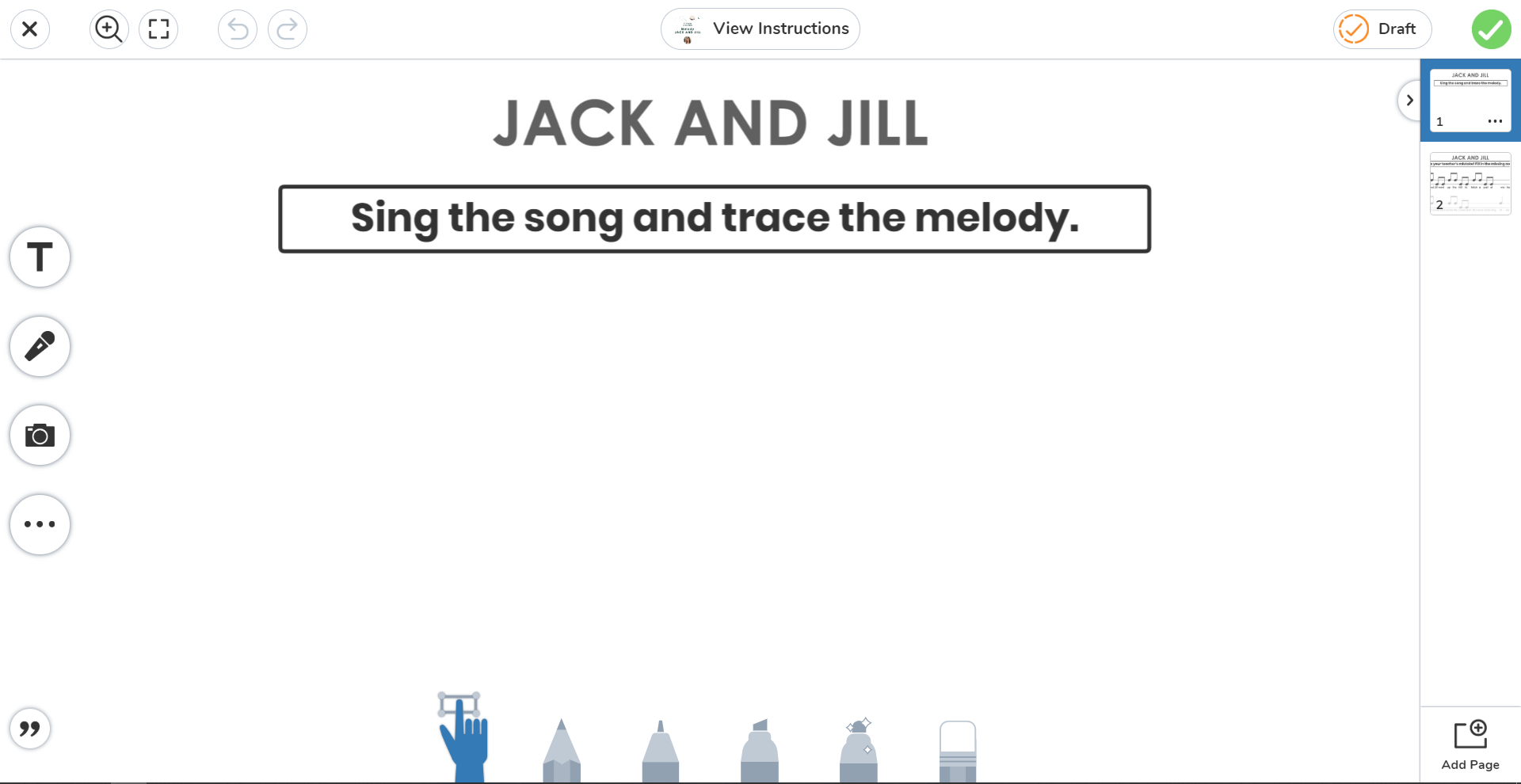 A Complete 1st Grade Virtual Music Lesson using Seesaw and Google ...