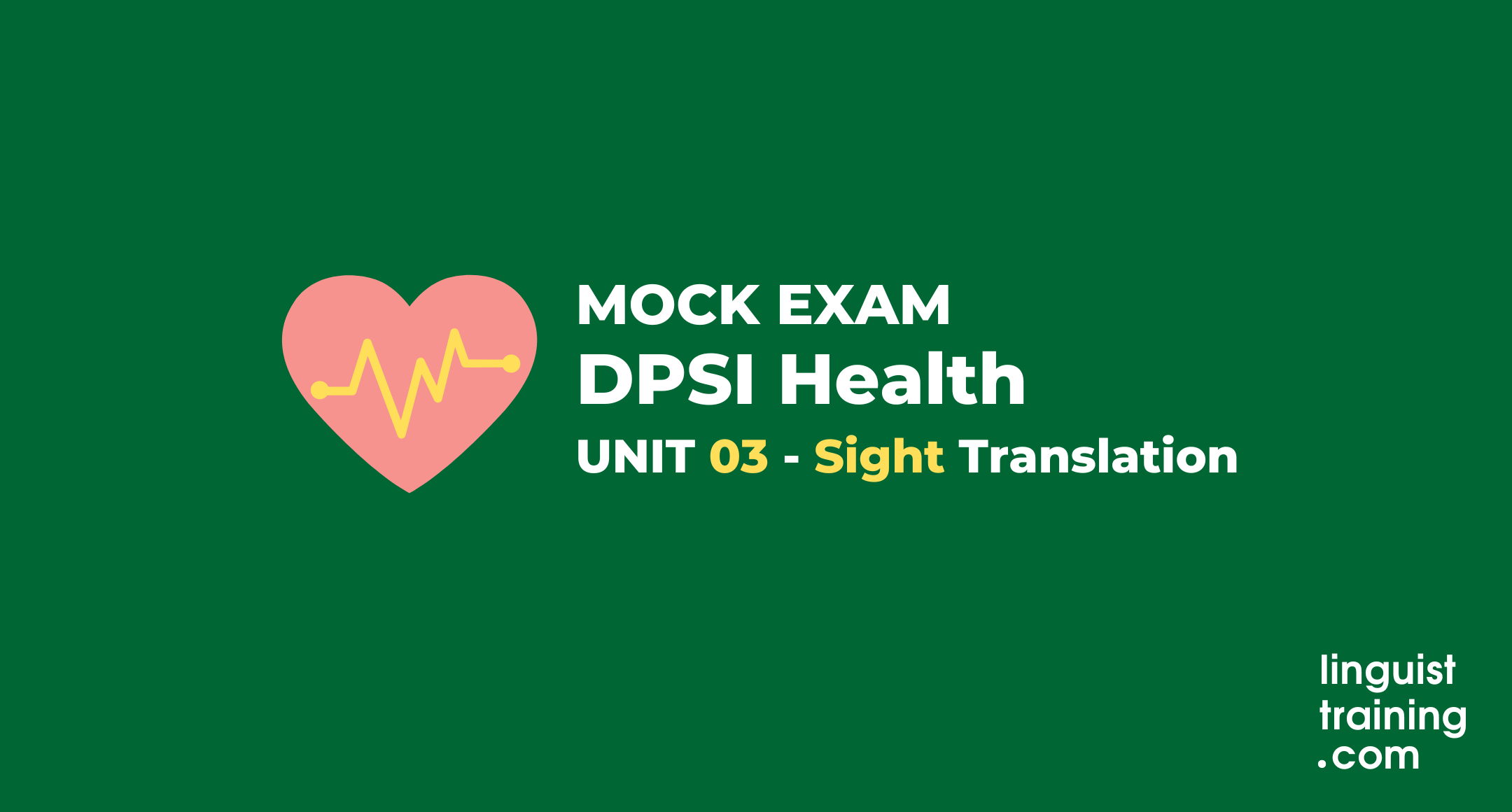 Diploma in Public Service Interpreting (DPSI) HEALTH course ...