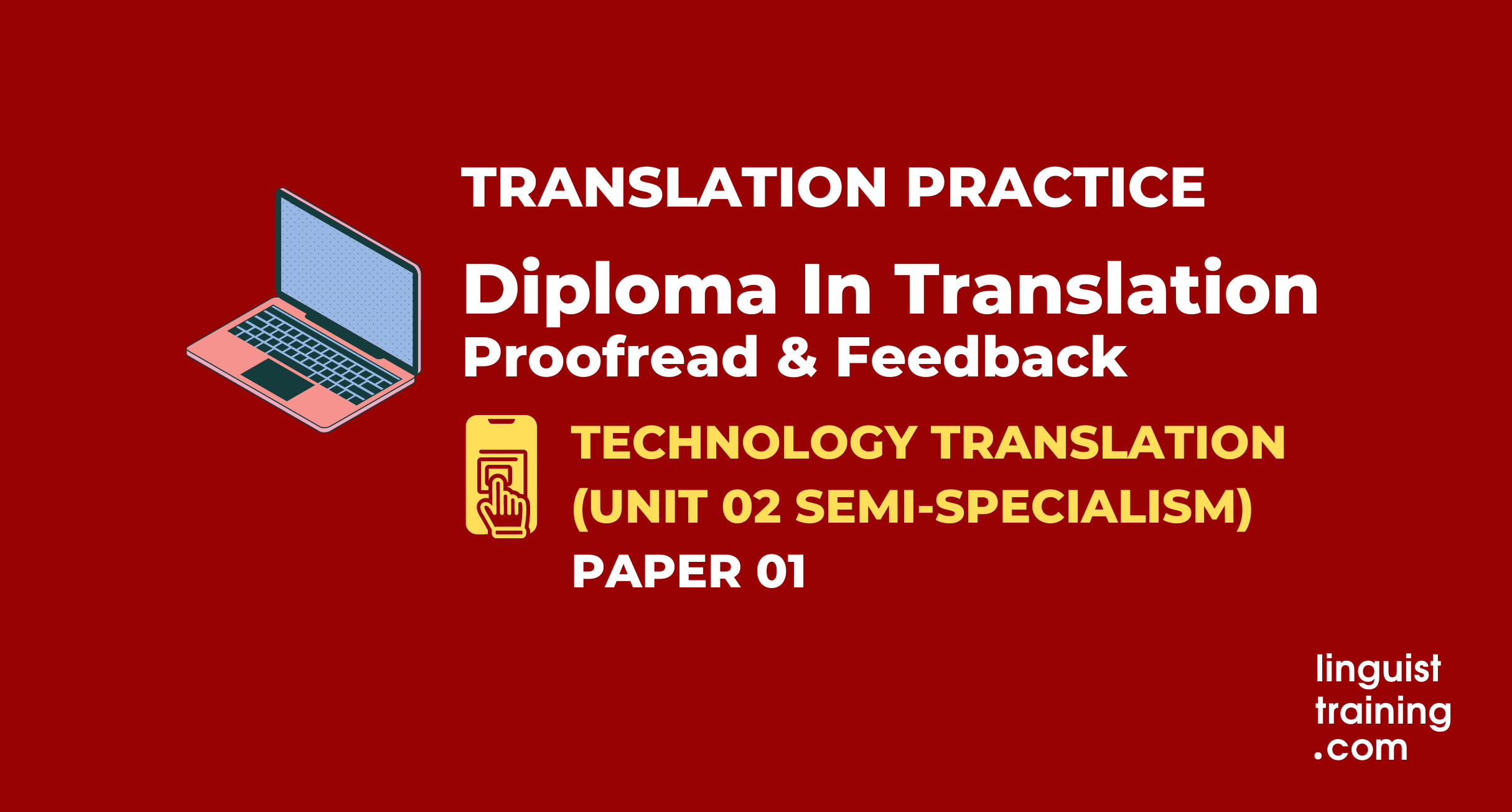 Diploma in Translation (DipTrans) course - by award winning online ...