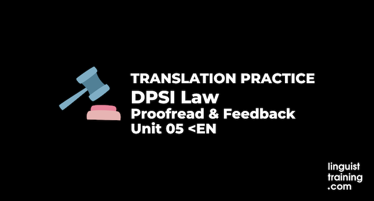 Diploma in Public Service Interpreting (DPSI) LAW course ...