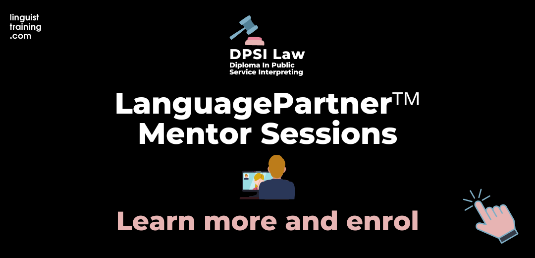 Diploma in Public Service Interpreting (DPSI) LAW course ...