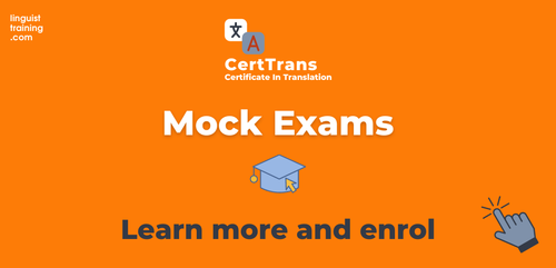Certificate in Translation (CertTrans) – CIOL Exam Preparation ...