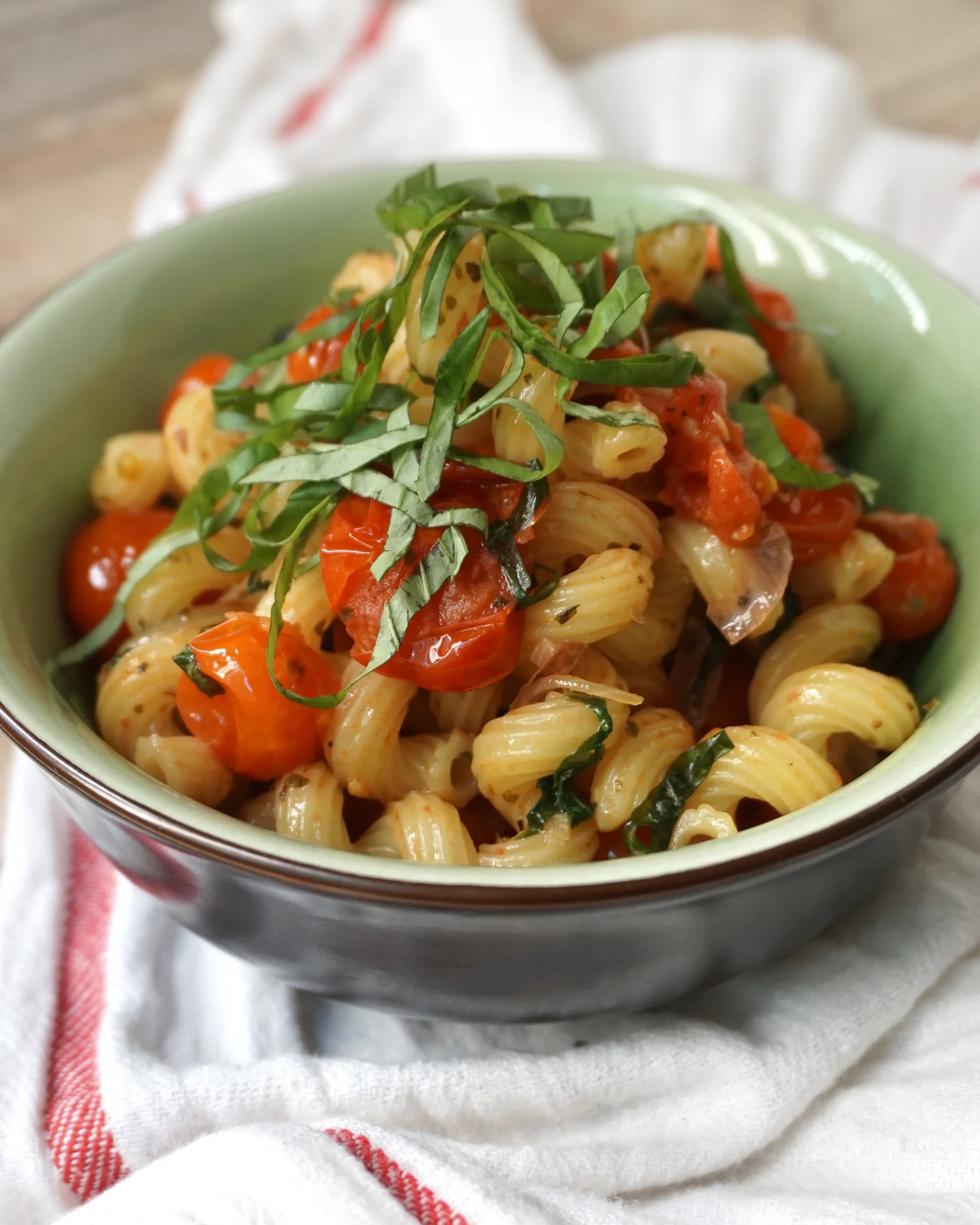 20 Minute Buttery Tomato and Shallot Pasta — Broke and Cooking