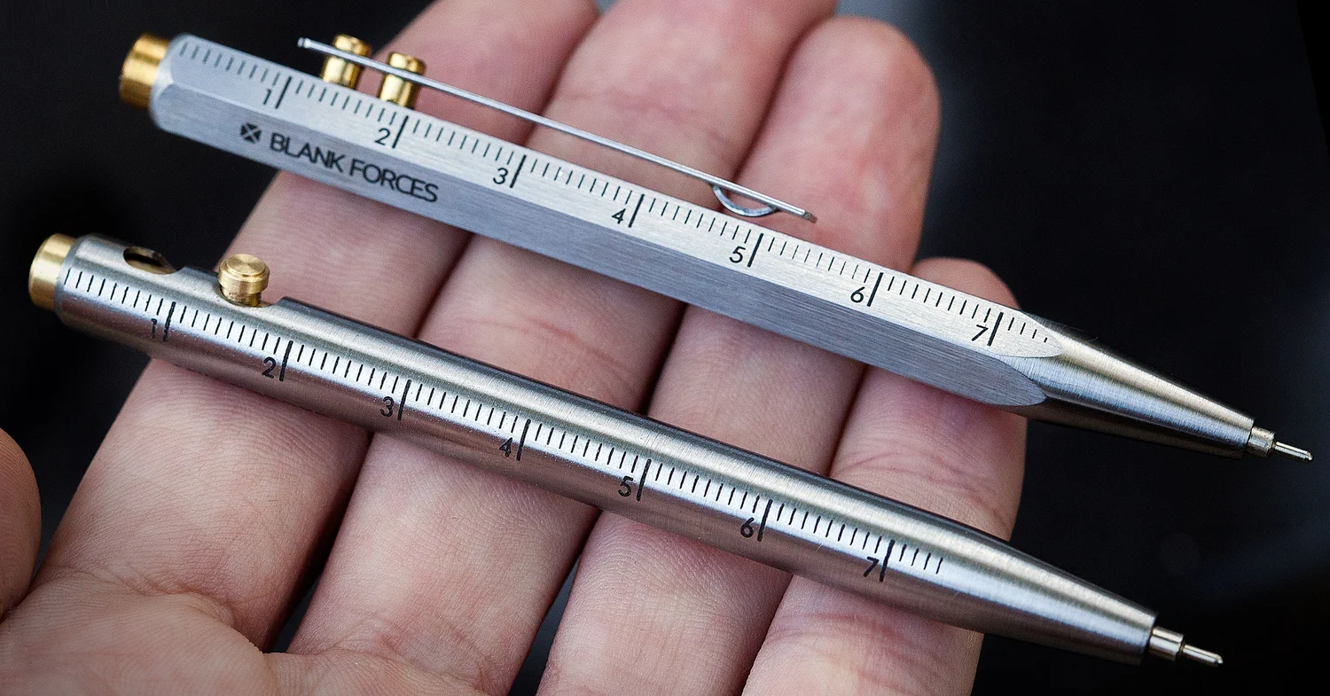 EDC Pocket Bolt Pens | Auto-Locking and Clip Bolt Action | BLANK FORCES