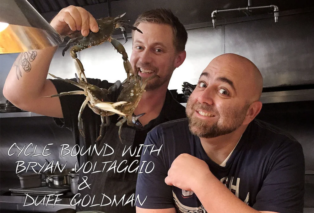 CYCLE BOUND WITH BRYAN VOLTAGGIO + DUFF GOLDMAN — Athleisure Mag ...