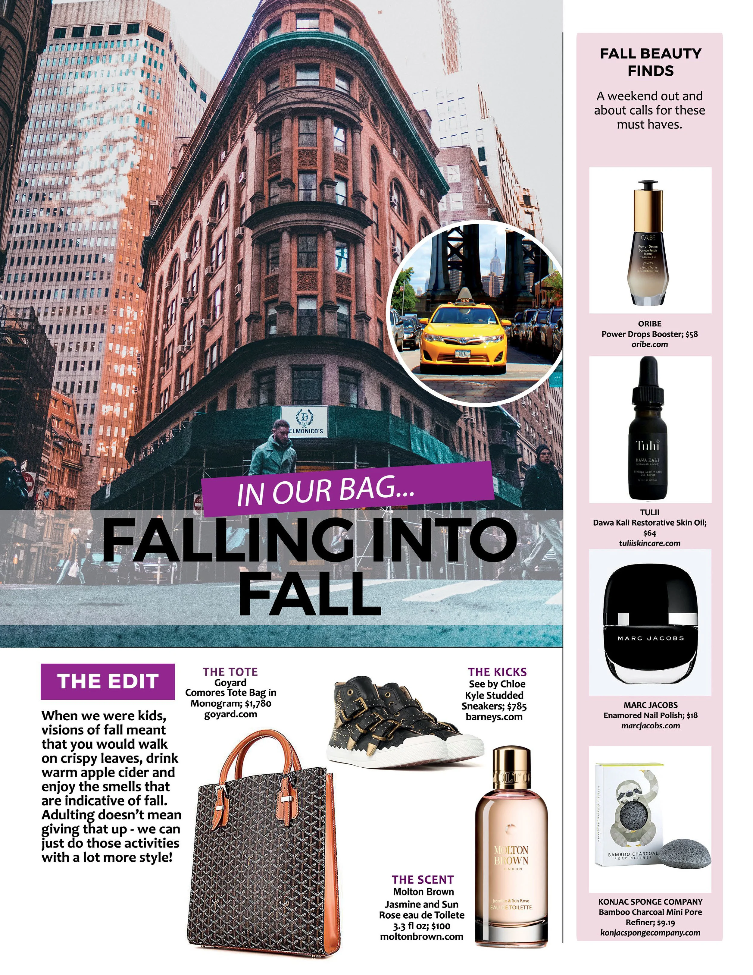 IN OUR BAG | FALLING INTO FALL — Athleisure Mag™ | Athleisure Culture