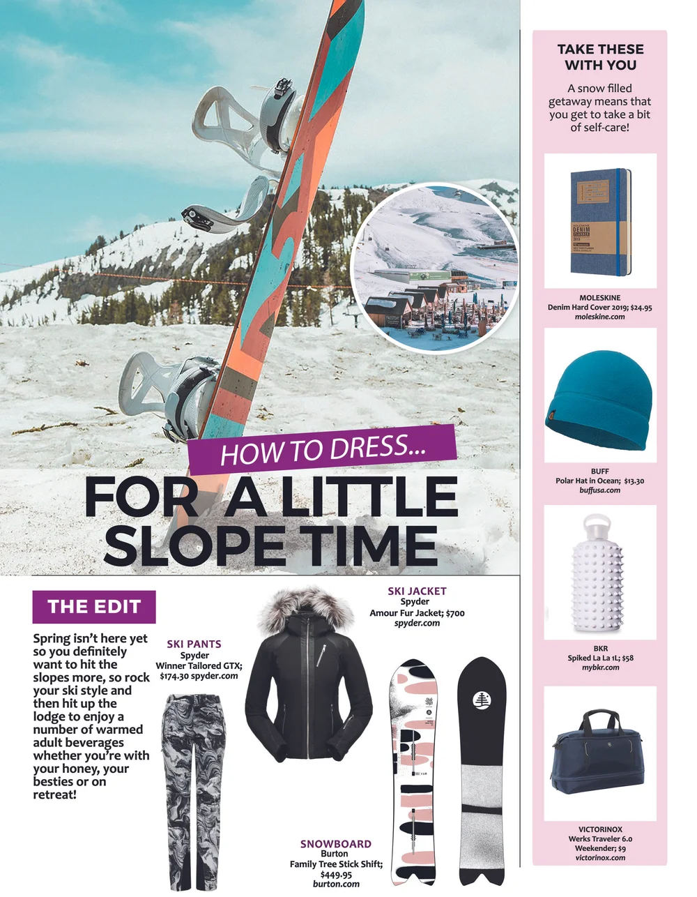 HOW TO DRESS | FOR A LITTLE SLOPE TIME — Athleisure Mag™ | Athleisure ...