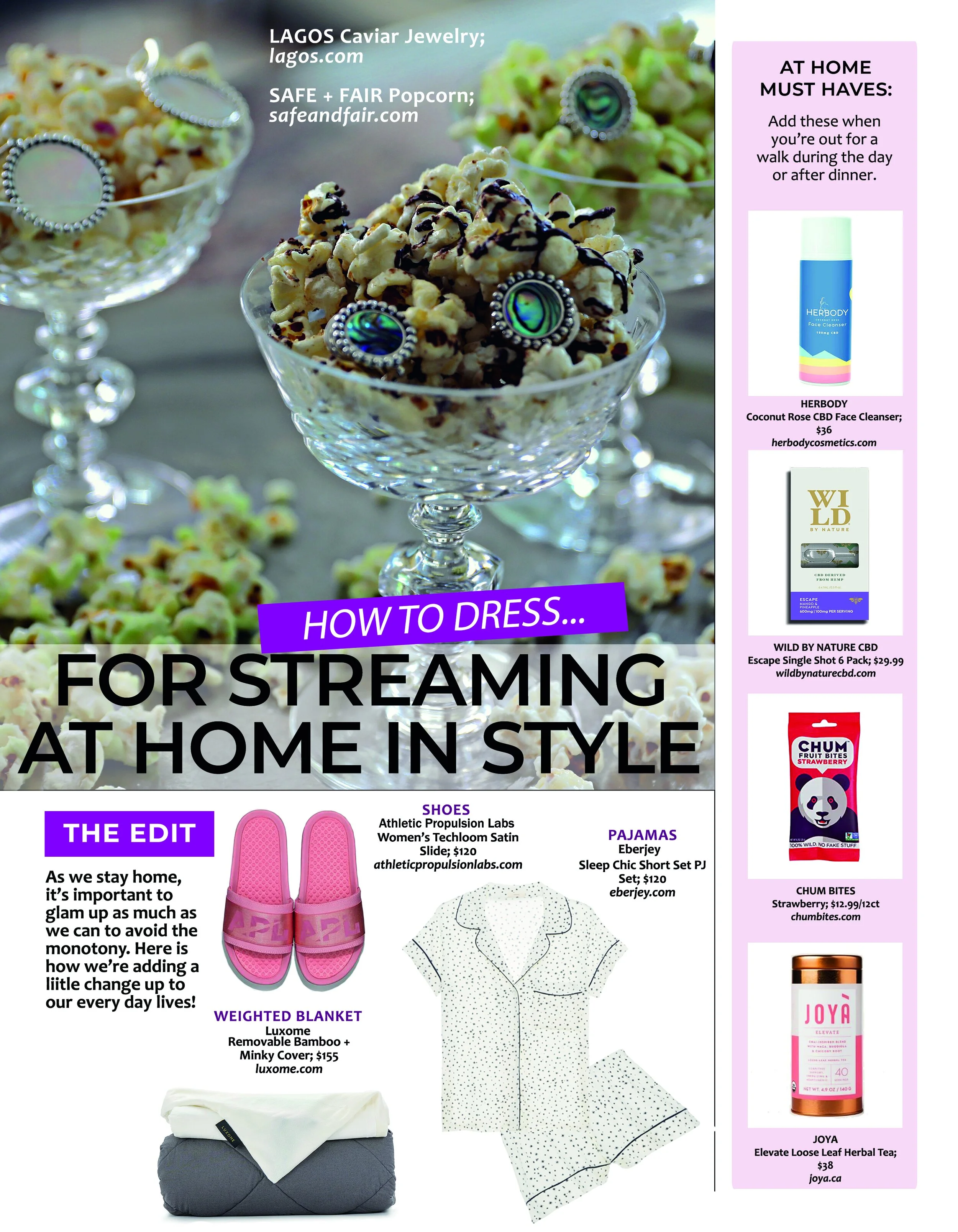 HOW TO DRESS FOR STREAMING AT HOME IN STYLE — Athleisure Mag ...