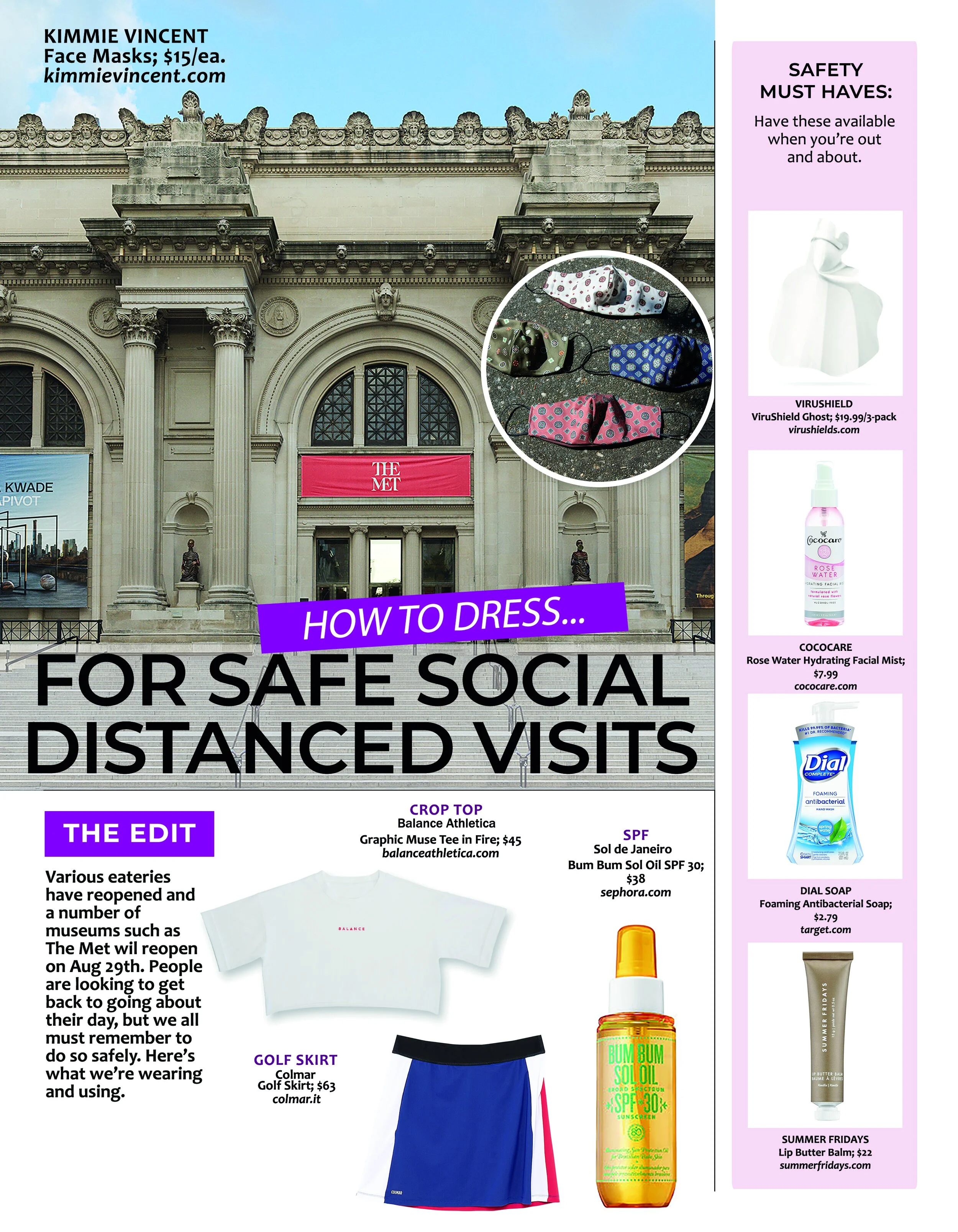 HOW TO DRESS | FOR SAFE SOCIAL DISTANCED VISITS — Athleisure Mag ...
