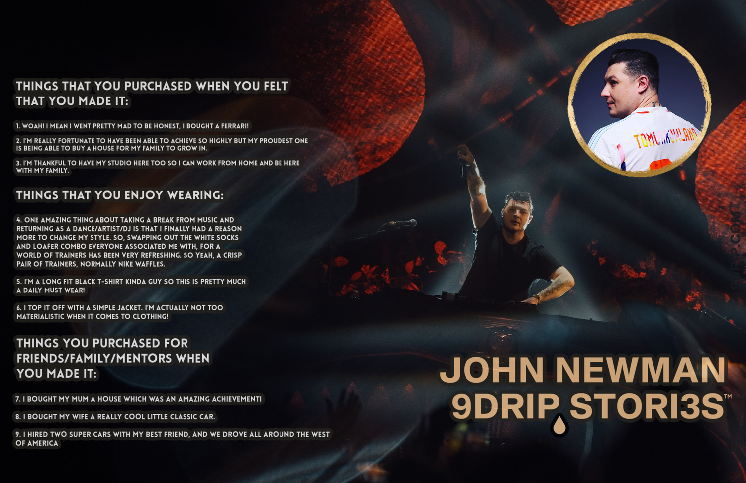 9DRIP | JOHN NEWMAN — Athleisure Mag™ | Athleisure Culture