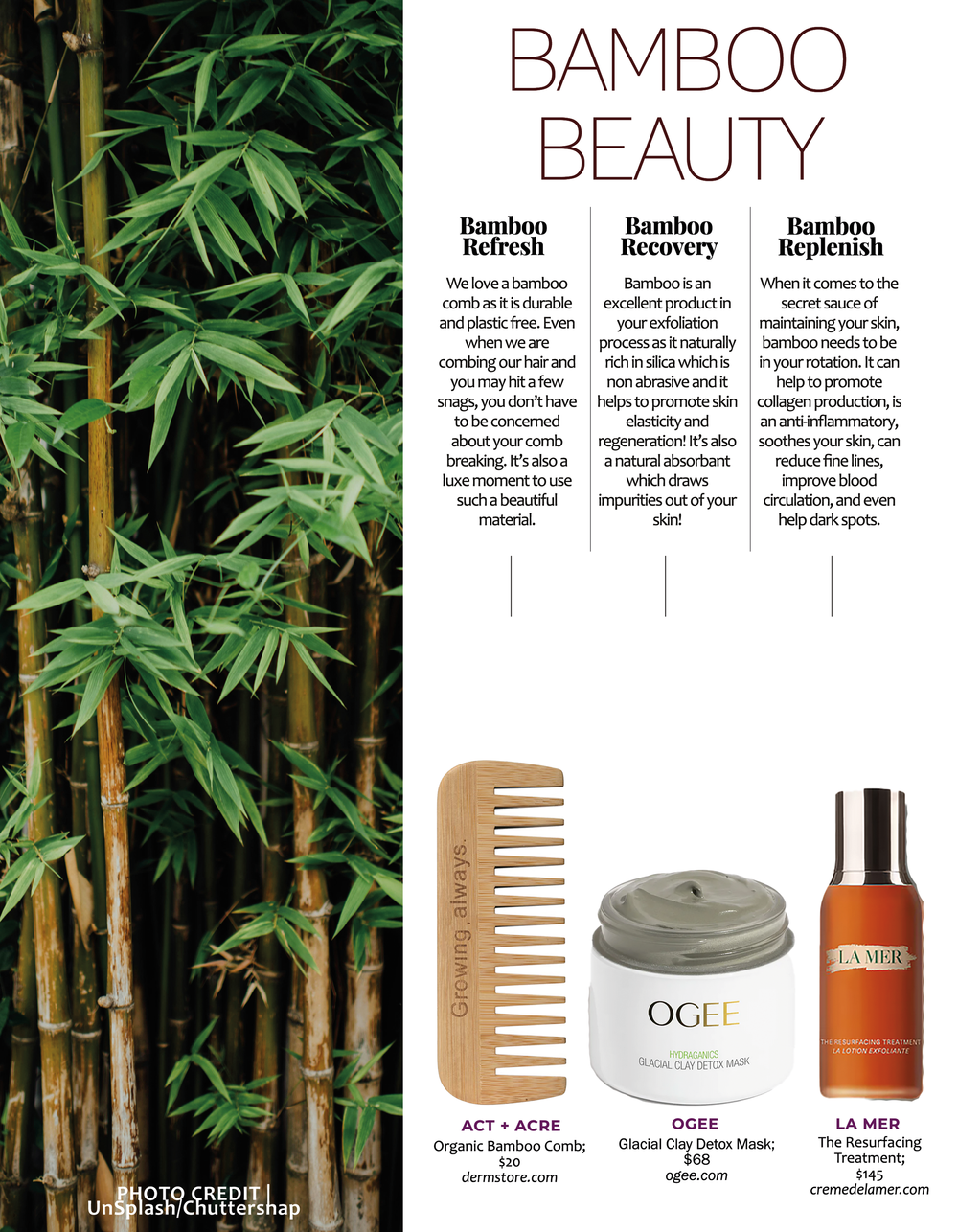 BAMBOO BEAUTY — Athleisure Mag™ | Athleisure Culture