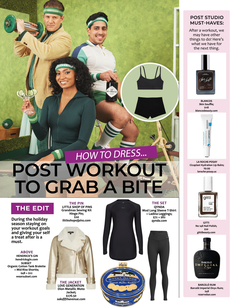 HOW TO DRESS | POST WORKOUT TO GRAB A BITE — Athleisure Mag ...