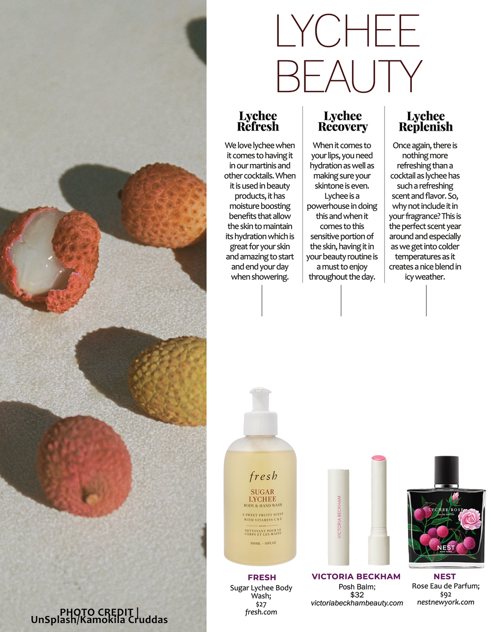 LYCHEE BEAUTY — Athleisure Mag™ | Athleisure Culture