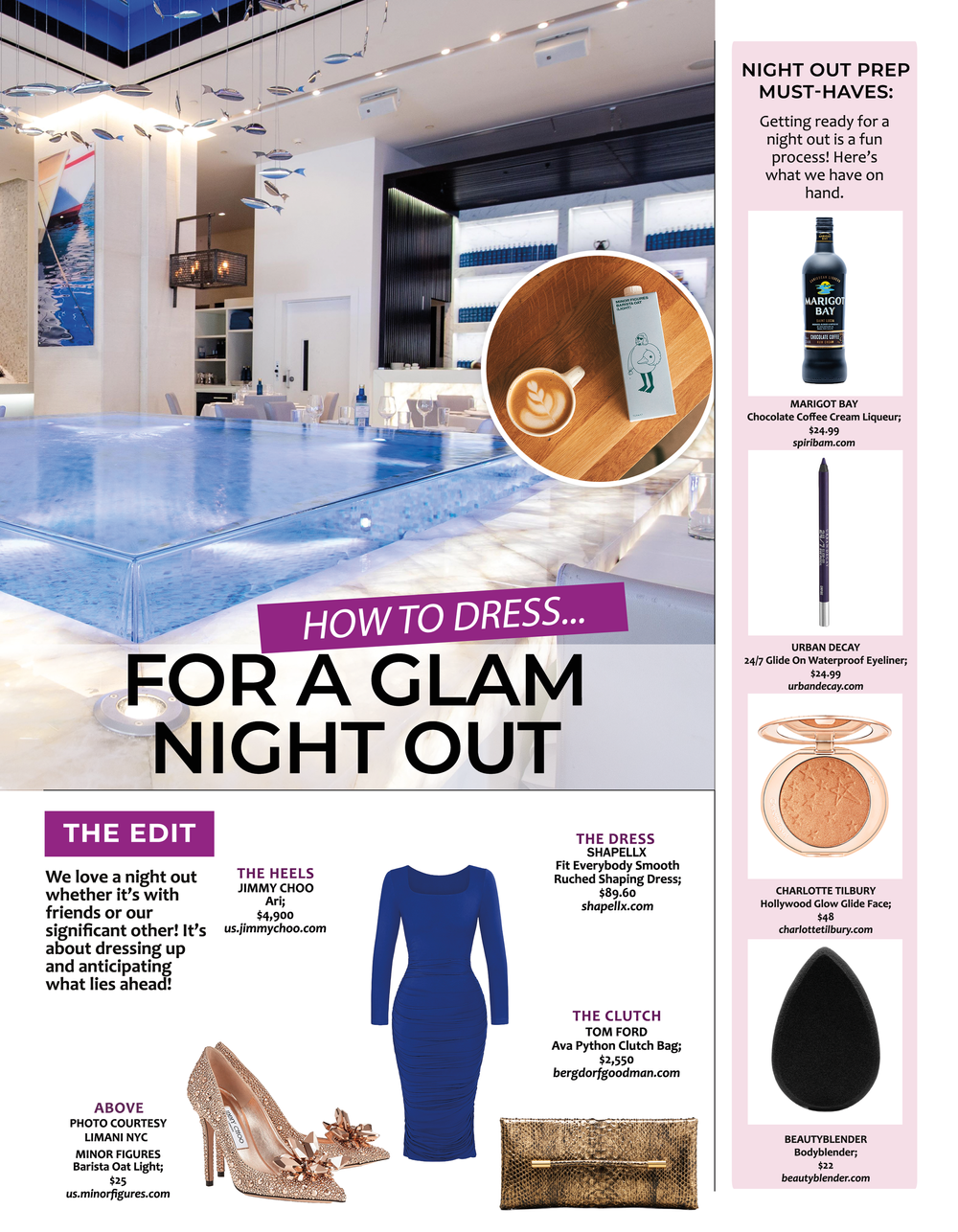 HOW TO DRESS | FOR A GLAM NIGHT OUT — Athleisure Mag™ | Athleisure Culture