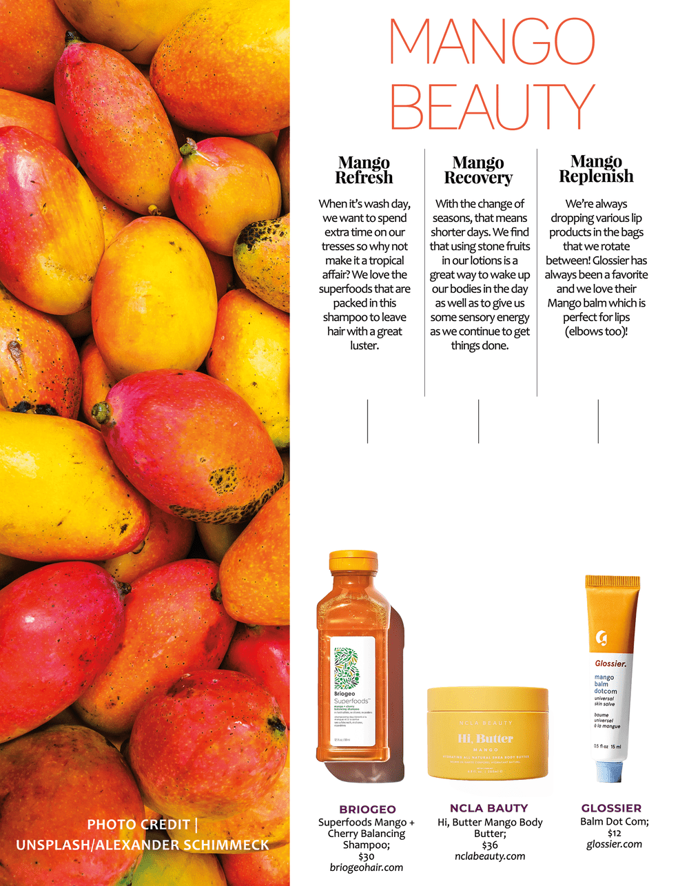 MANGO BEAUTY — Athleisure Mag™ | Athleisure Culture