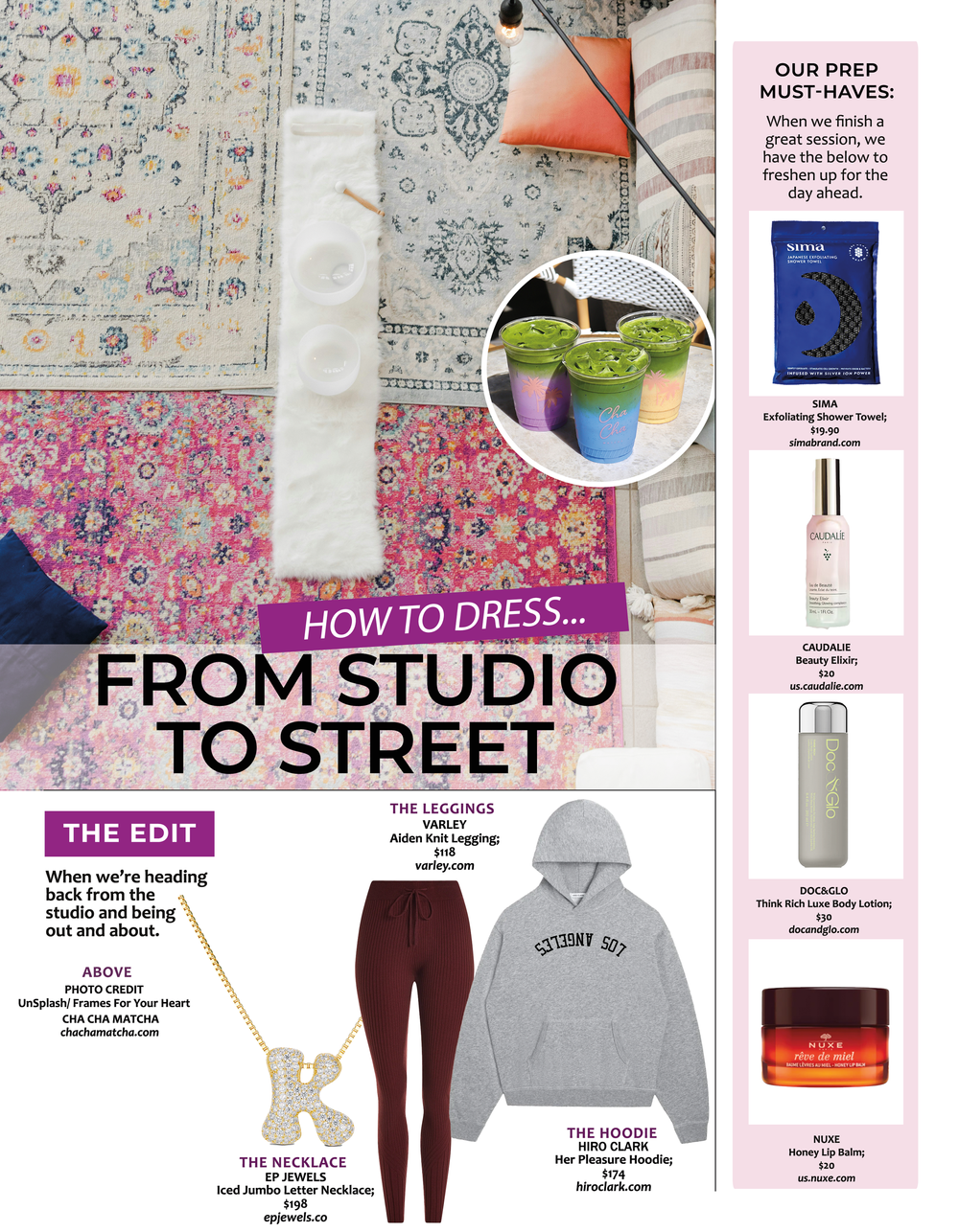 HOW TO DRESS | FROM STUDIO TO STREET — Athleisure Mag™ | Athleisure Culture