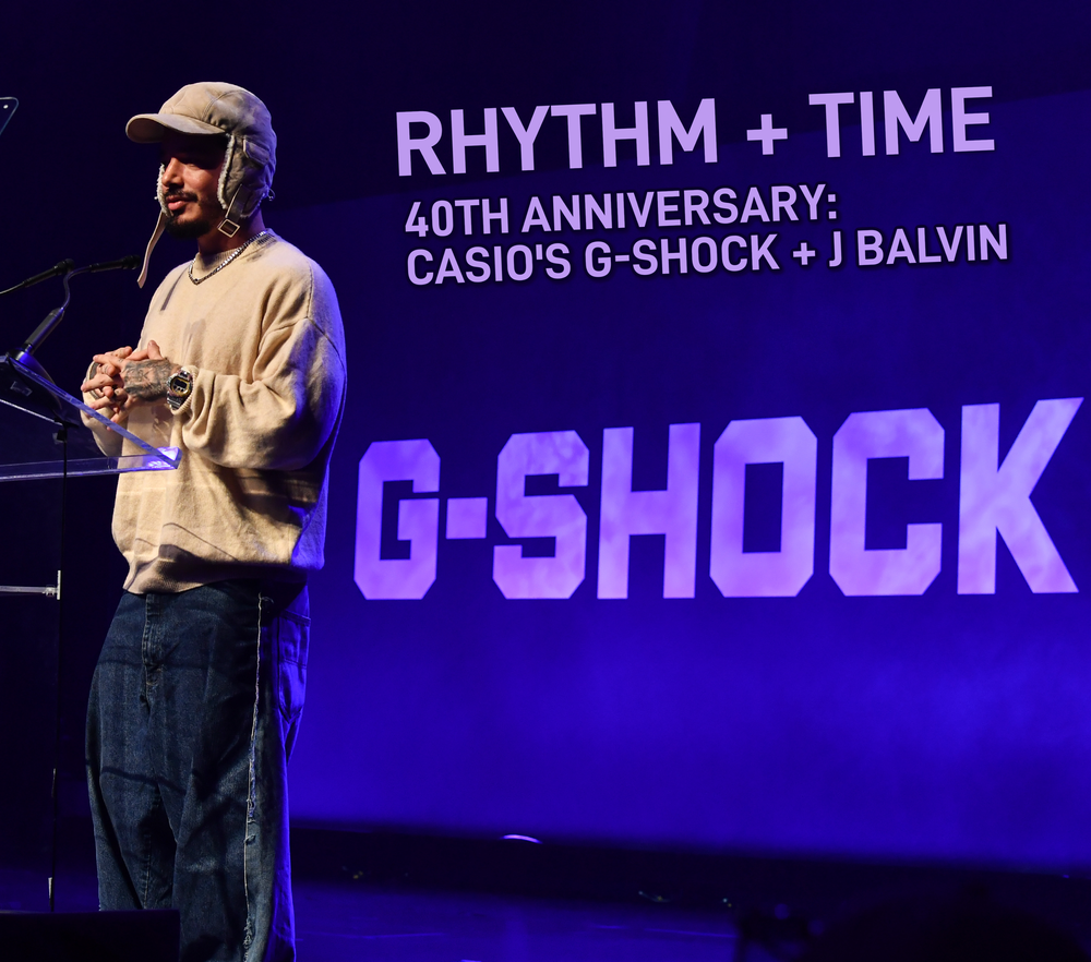 RHYTHM + TIME 40TH ANNIVERSARY: CASIO'S G-SHOCK + J BALVIN — Athleisure ...