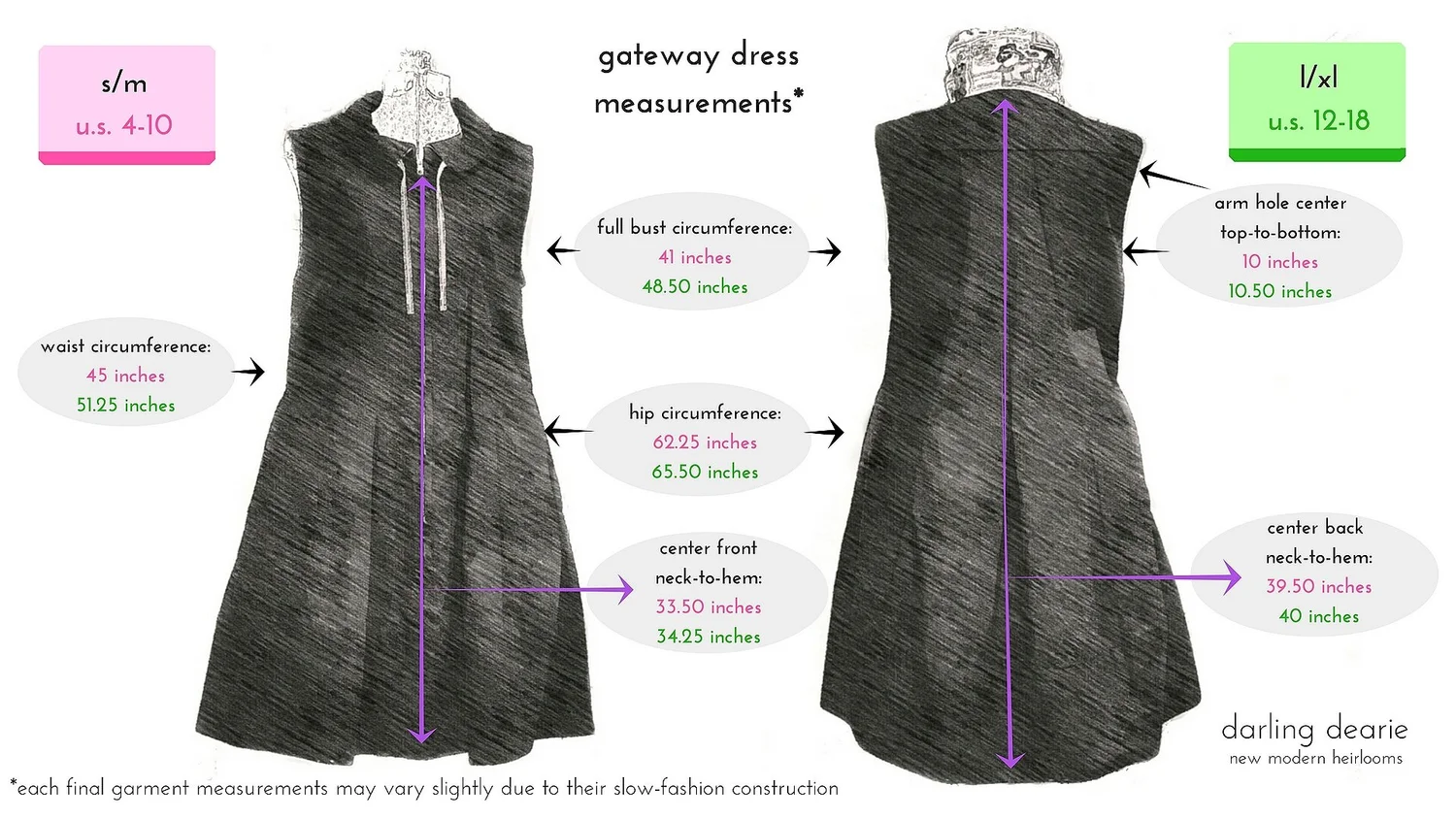 darling dearie: sizing | french seams really do flatter — darling dearie