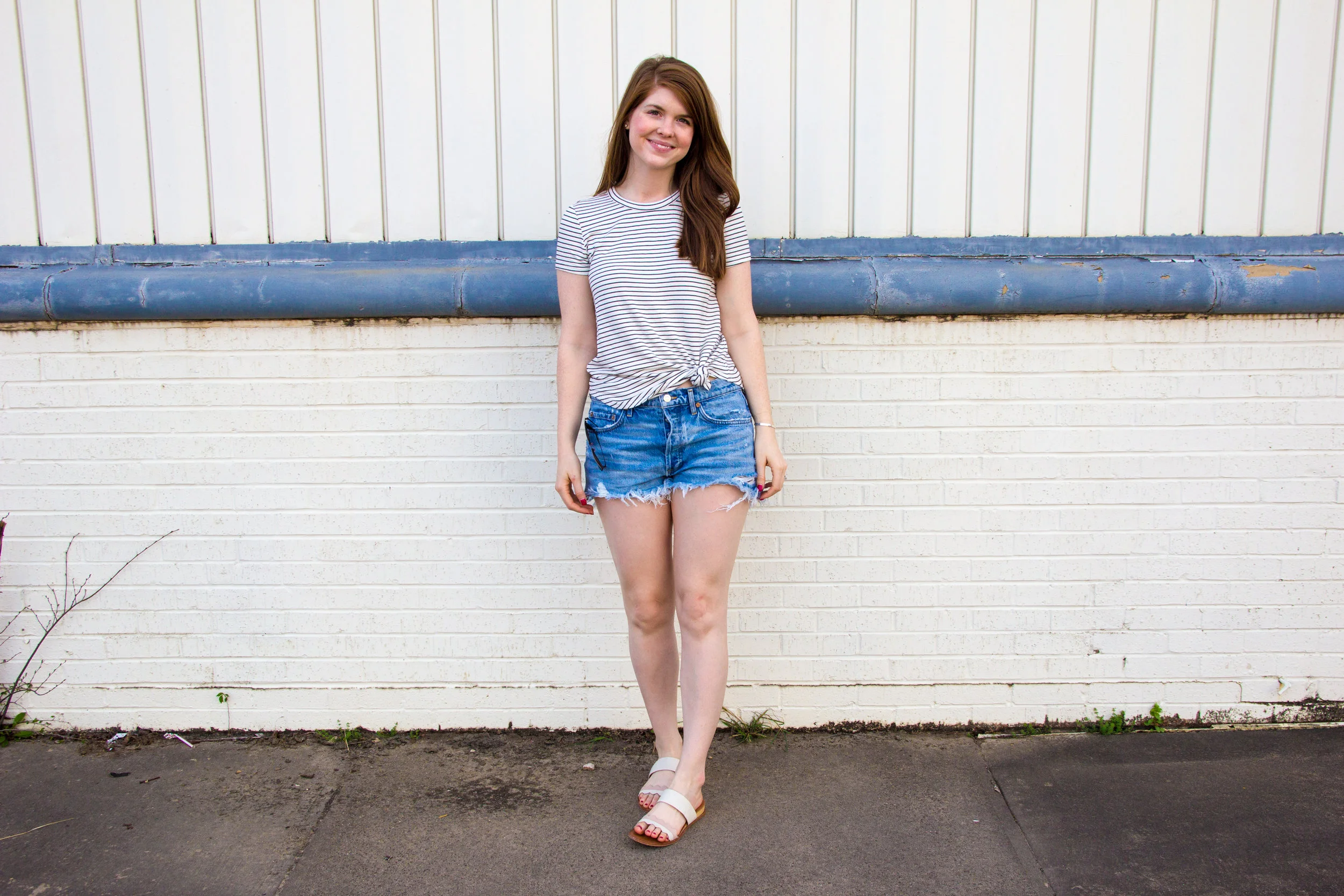 Longer Denim Shorts | LMents of Style | Fashion & Lifestyle Blog